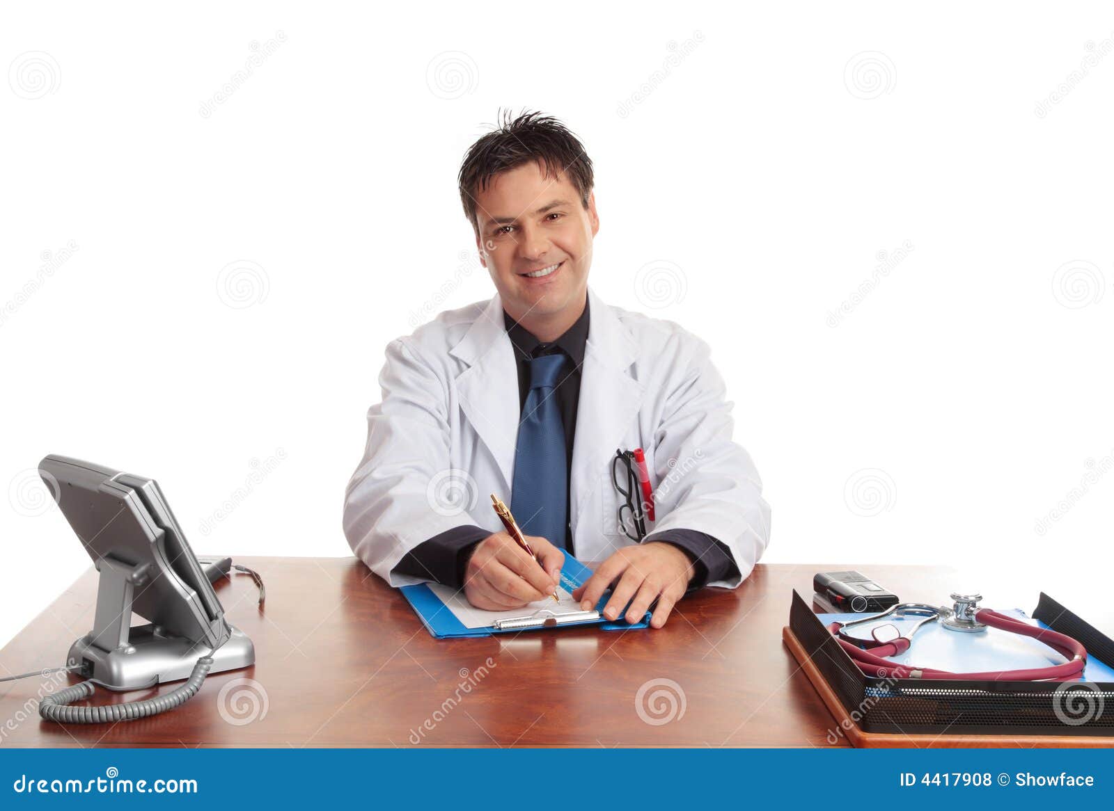 Friendly Caring Doctor stock photo. Image of consultation - 4417908