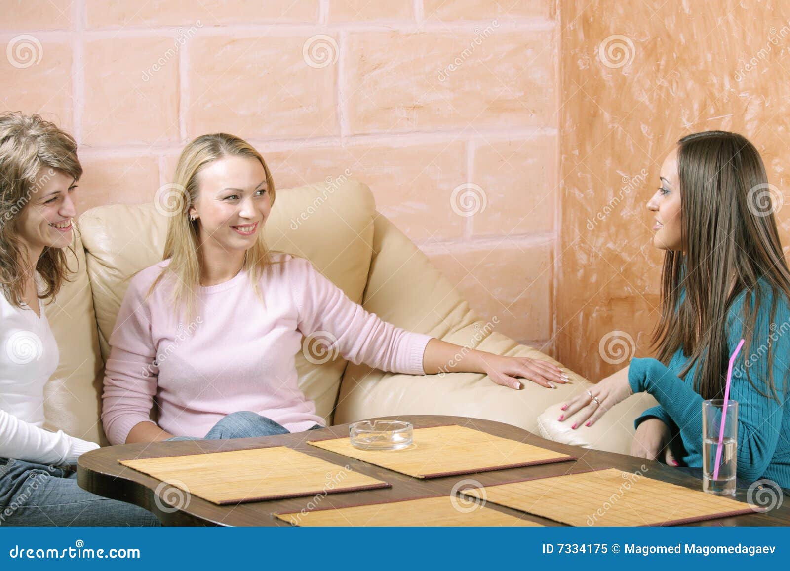 Friendly chat stock image. Image of group, wall, talking - 7334175