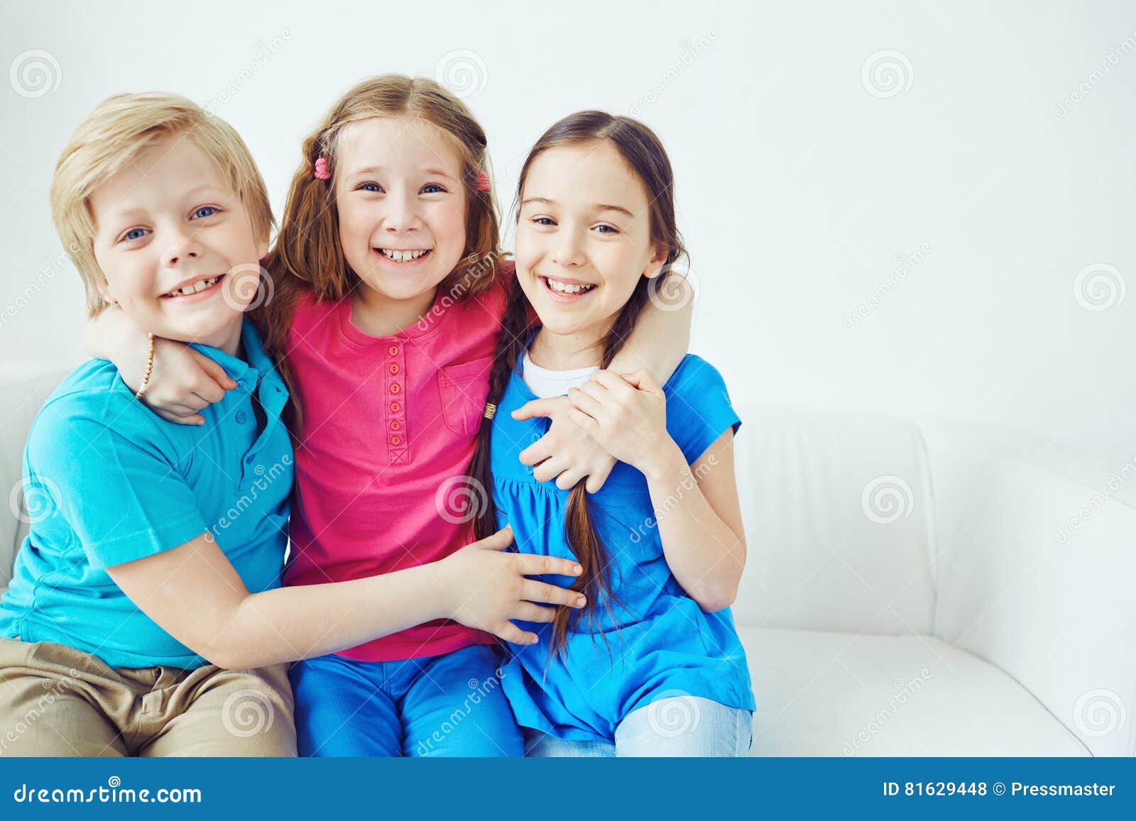 Friendly children stock photo. Image of child, offspring - 81629448