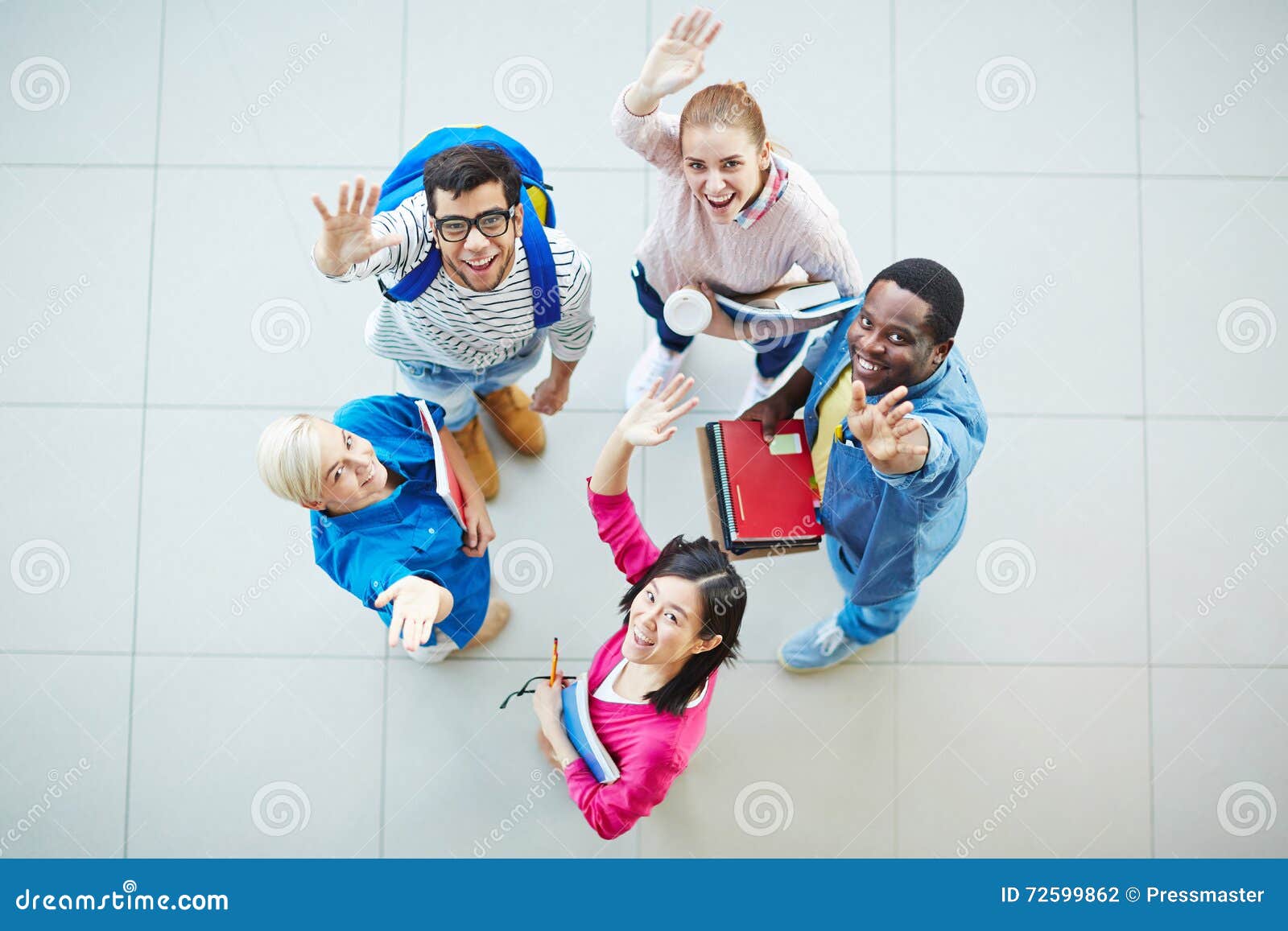 Friendly college students stock photo. Image of group - 72599862