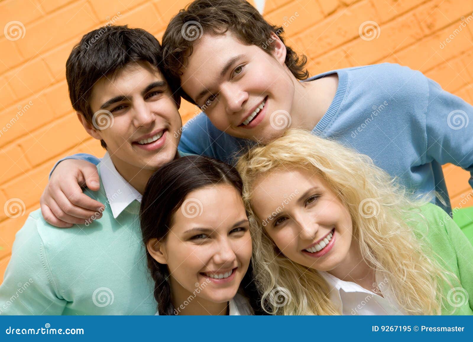 Friendly company stock image. Image of hand, friendship - 9267195