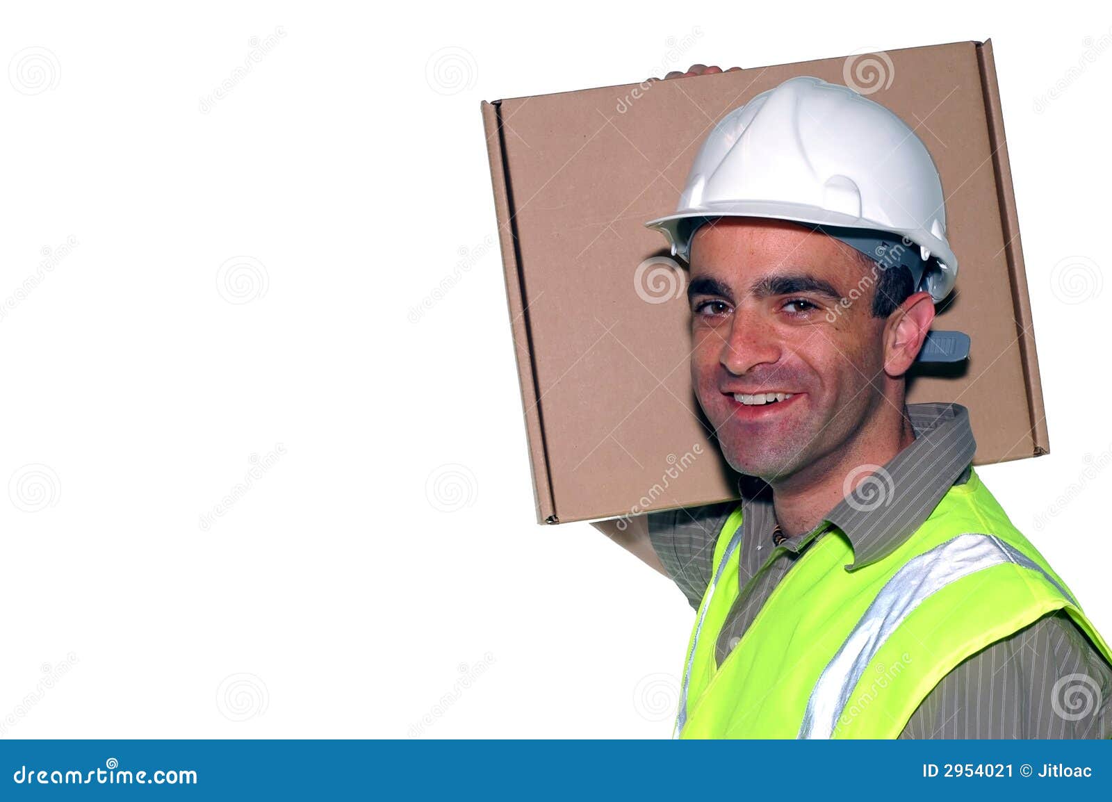 Friendly Construction Worker Stock Image - Image of holding ... Friendly Construction Worker Stock Image - Image of holding ...