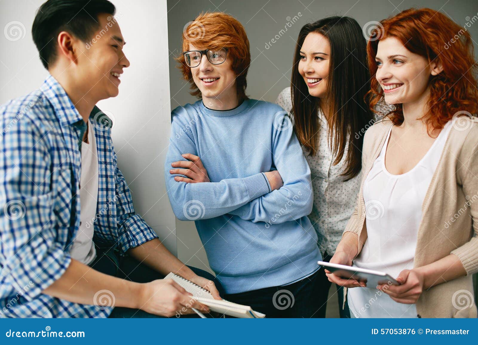 Friendly conversation stock photo. Image of education - 57053876