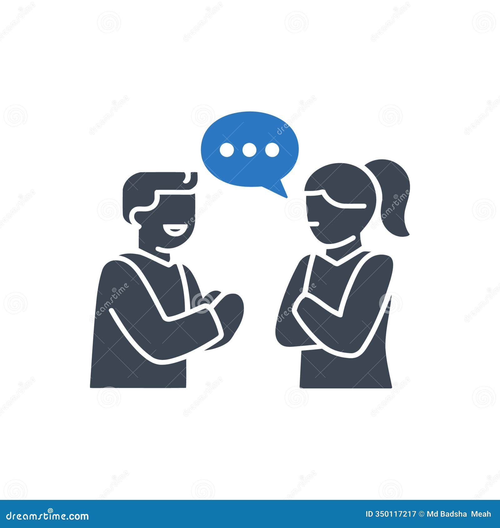 Conversation Icon Dialogue Chat Comment Gossip Discuss Speech Social ...