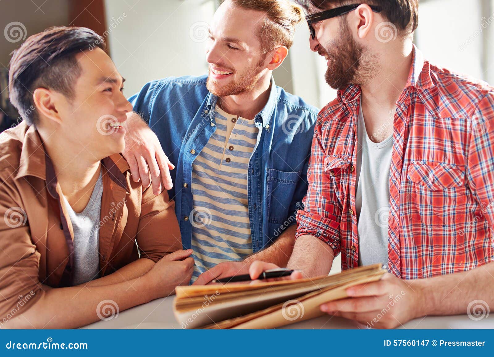 Friendly conversation stock image. Image of male, ethnicity - 57560147