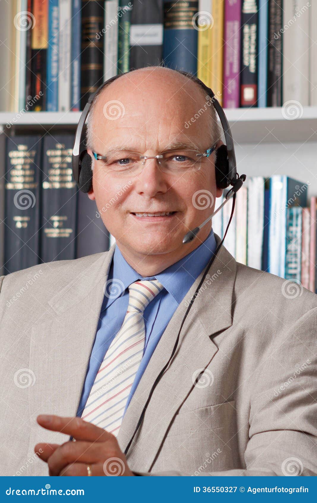 Friendly Customer-service Employee Stock Image - Image of helpful ...
