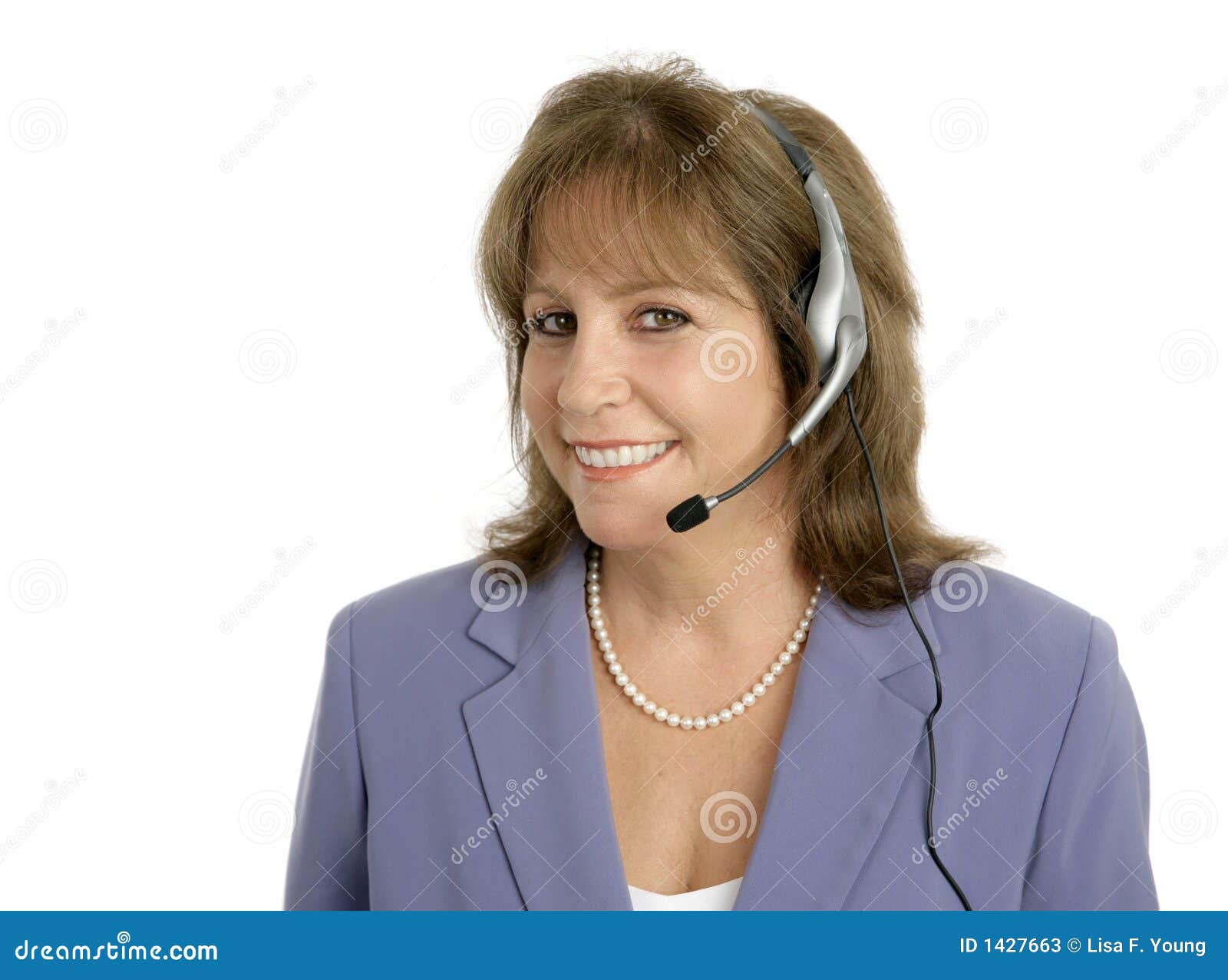 Friendly Customer Service Rep Stock Image - Image of administration ...