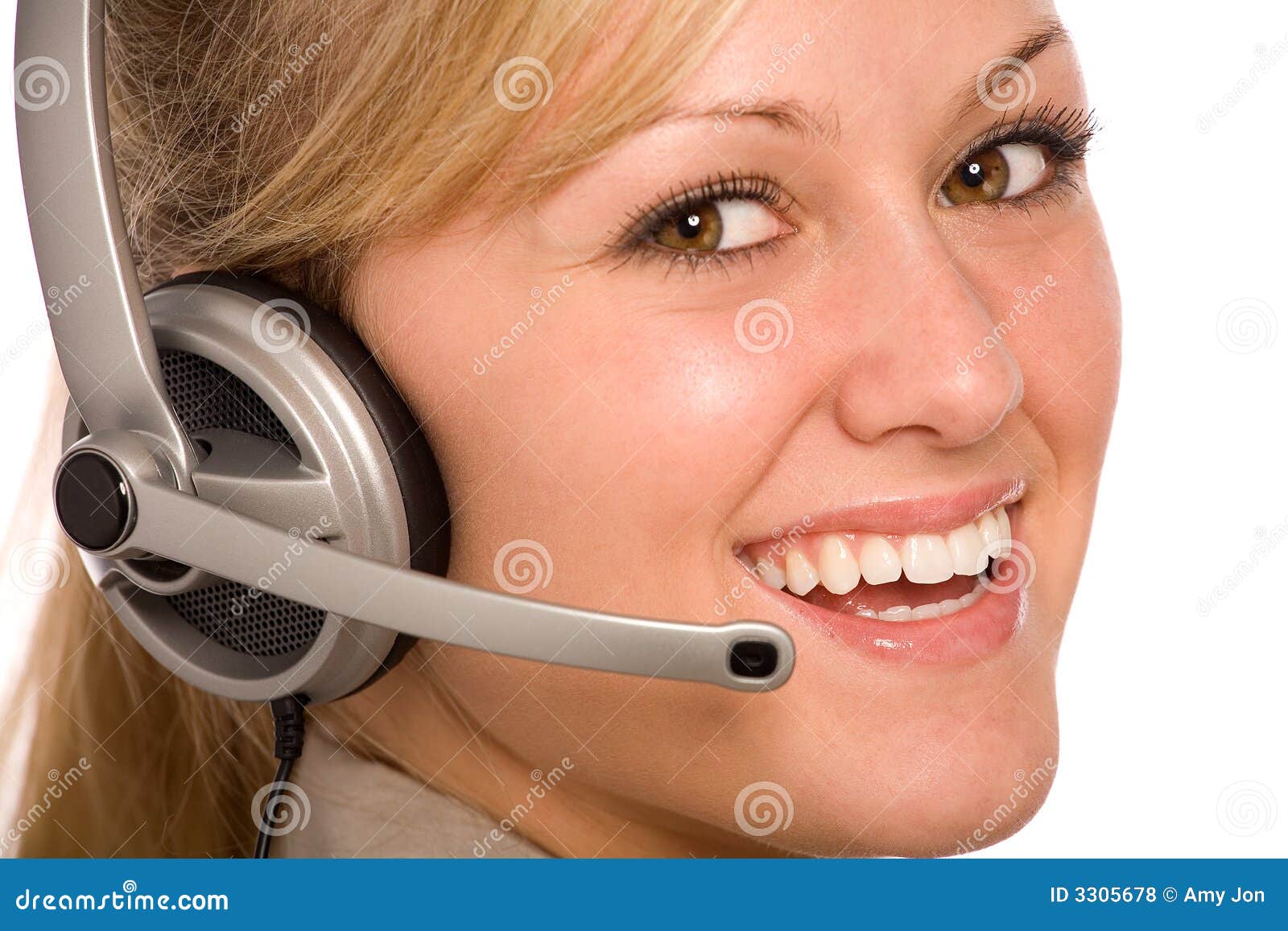 Friendly Customer Service Rep Stock Photo - Image of assistant ...
