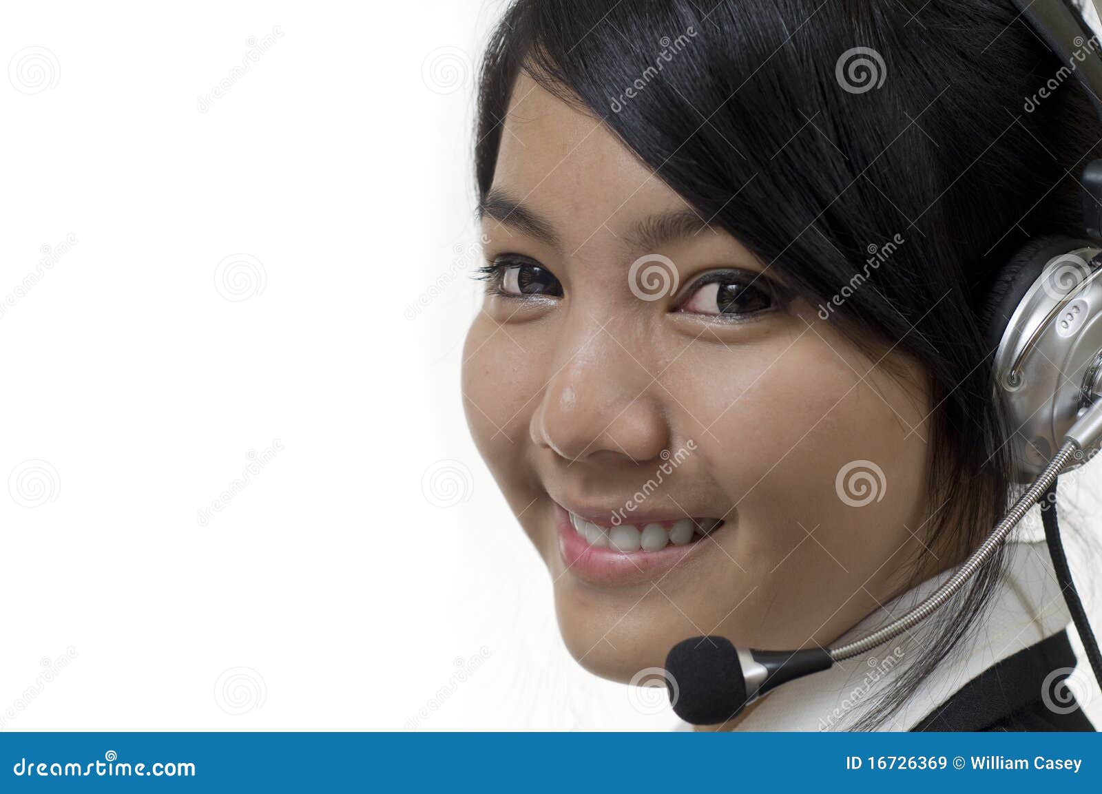 Friendly Customer Service Woman Stock Image - Image of cute, care: 16726369