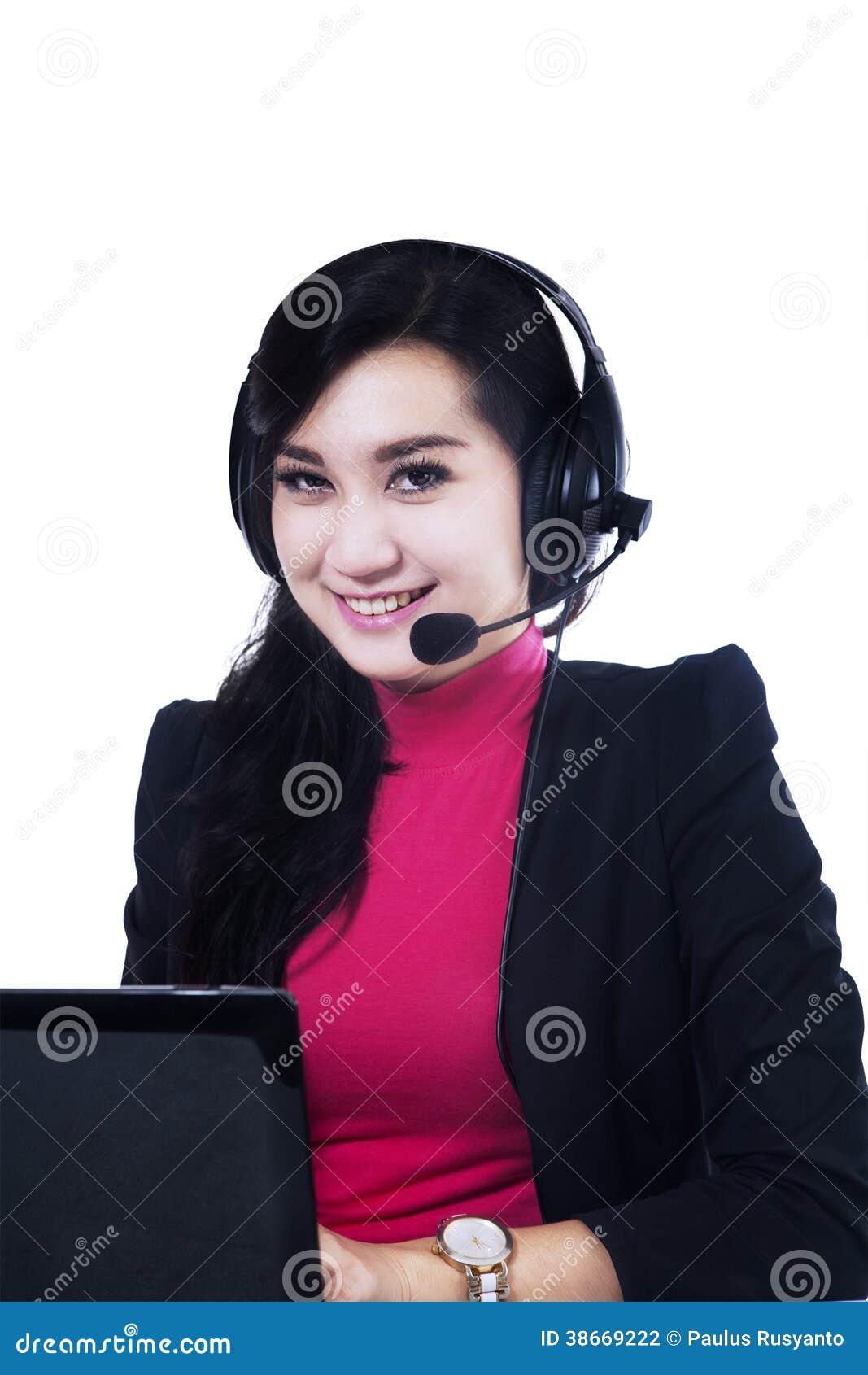 Friendly customer service stock photo. Image of businesswoman - 38669222