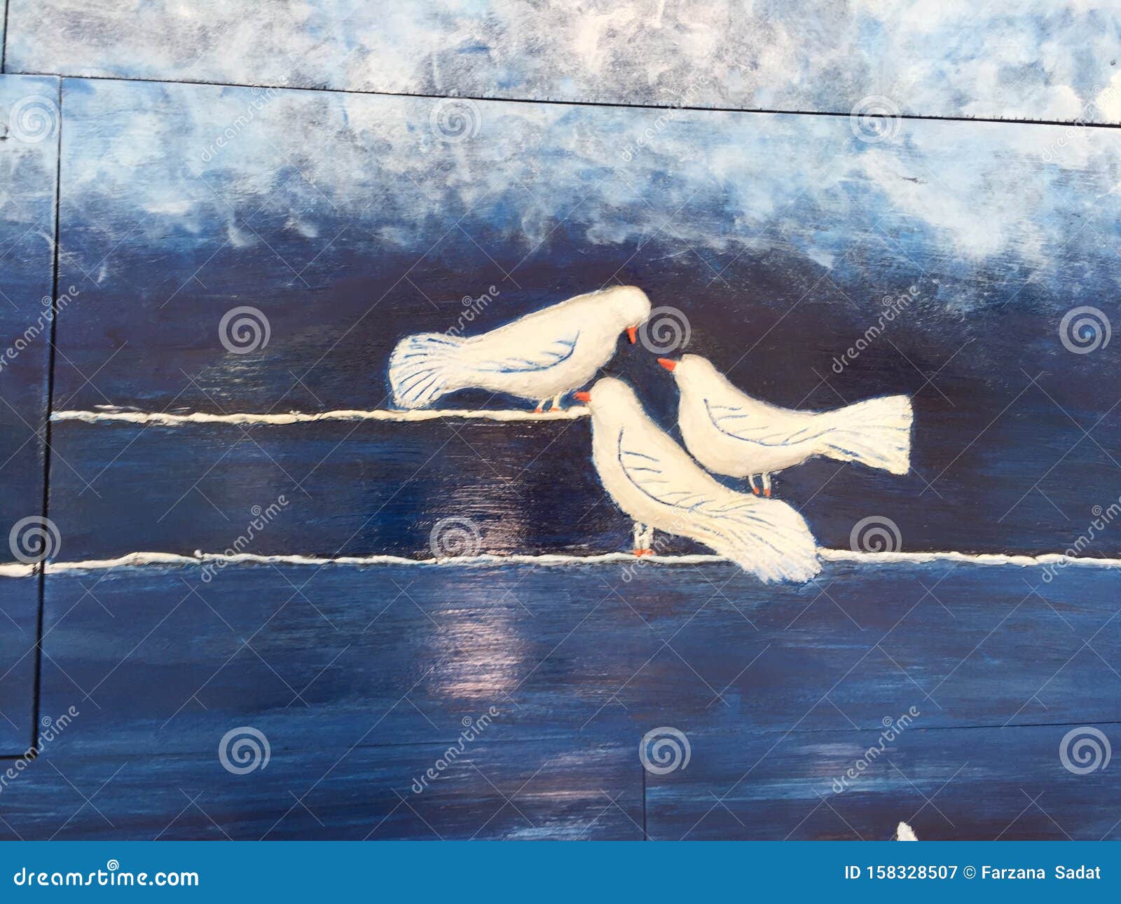 Cute white pigeon frame editorial photography. Image of ceramic - 158328507