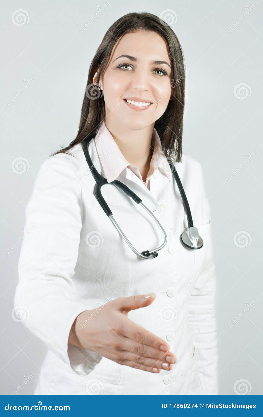 Friendly doctor stock photo. Image of hospital, healthcare - 17860274