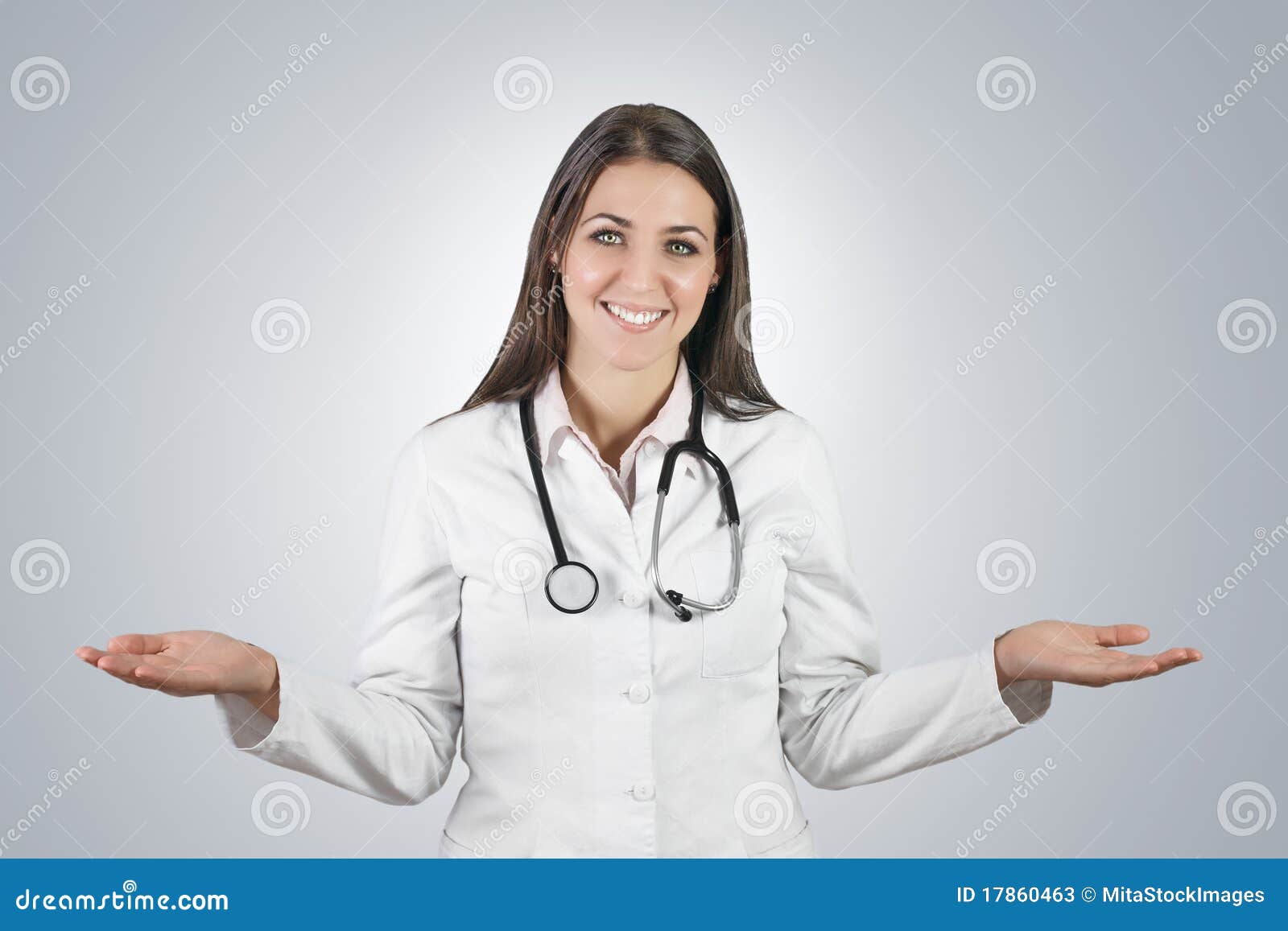 Friendly doctor stock image. Image of portrait, people - 17860463
