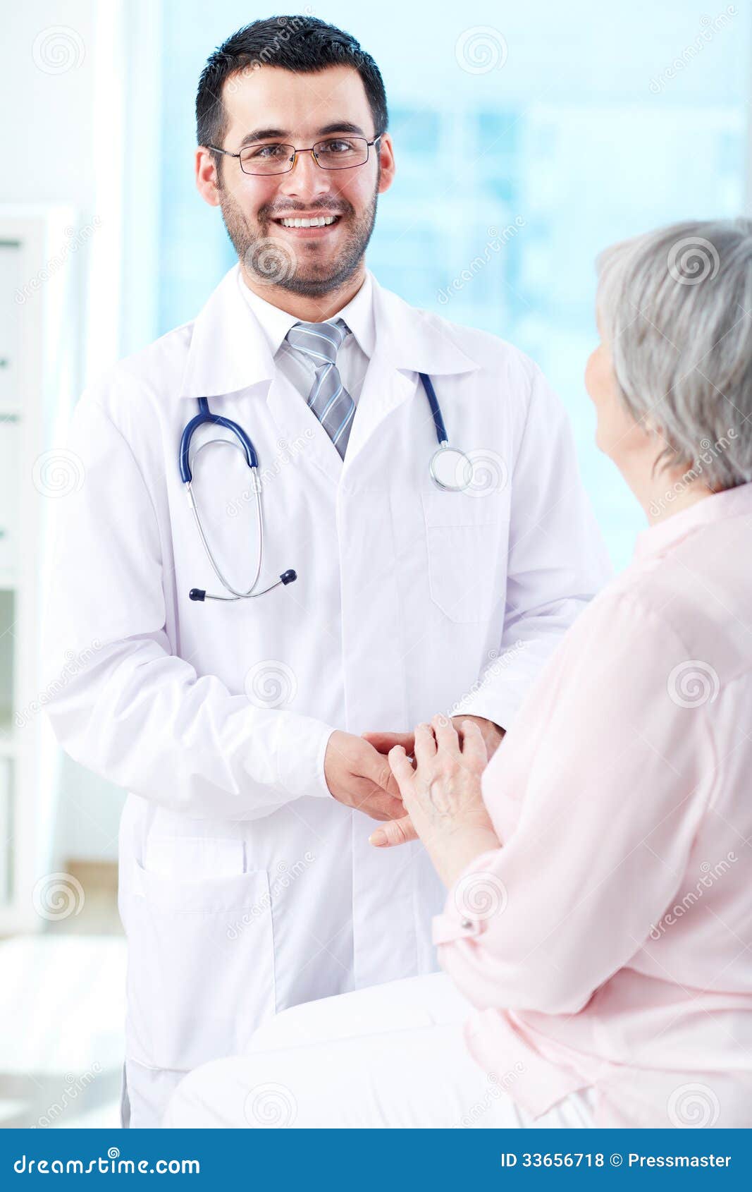 Friendly doctor stock photo. Image of male, clinician - 33656718