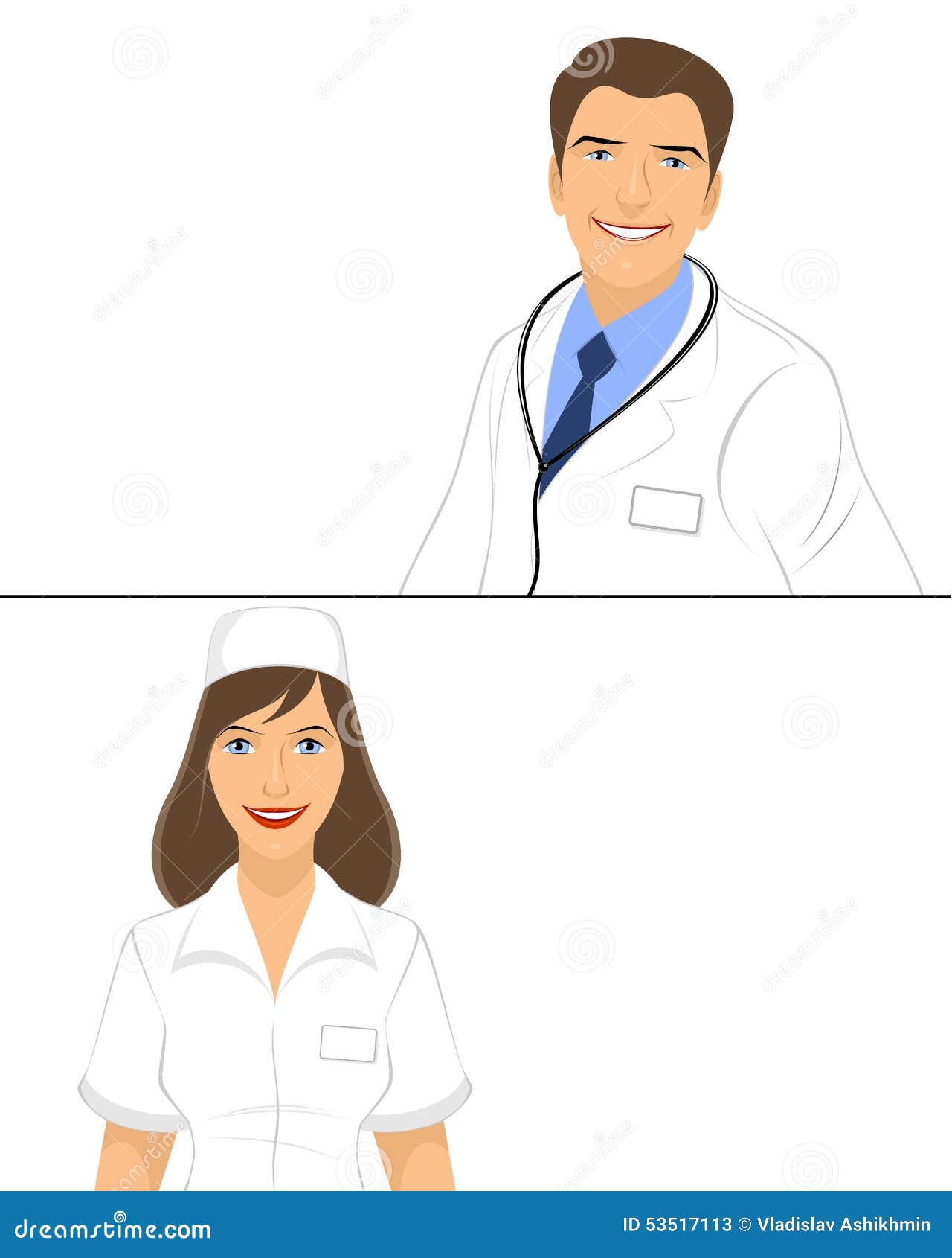 Friendly doctor stock vector. Illustration of people - 53517113