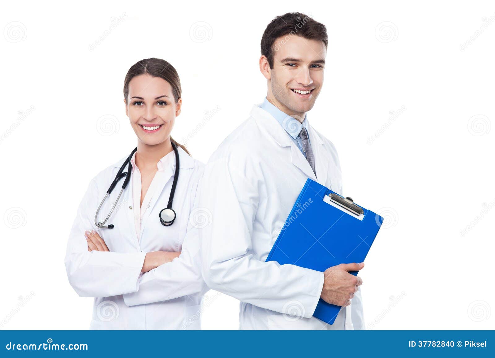 Friendly doctors stock photo. Image of positivity, standing - 37782840