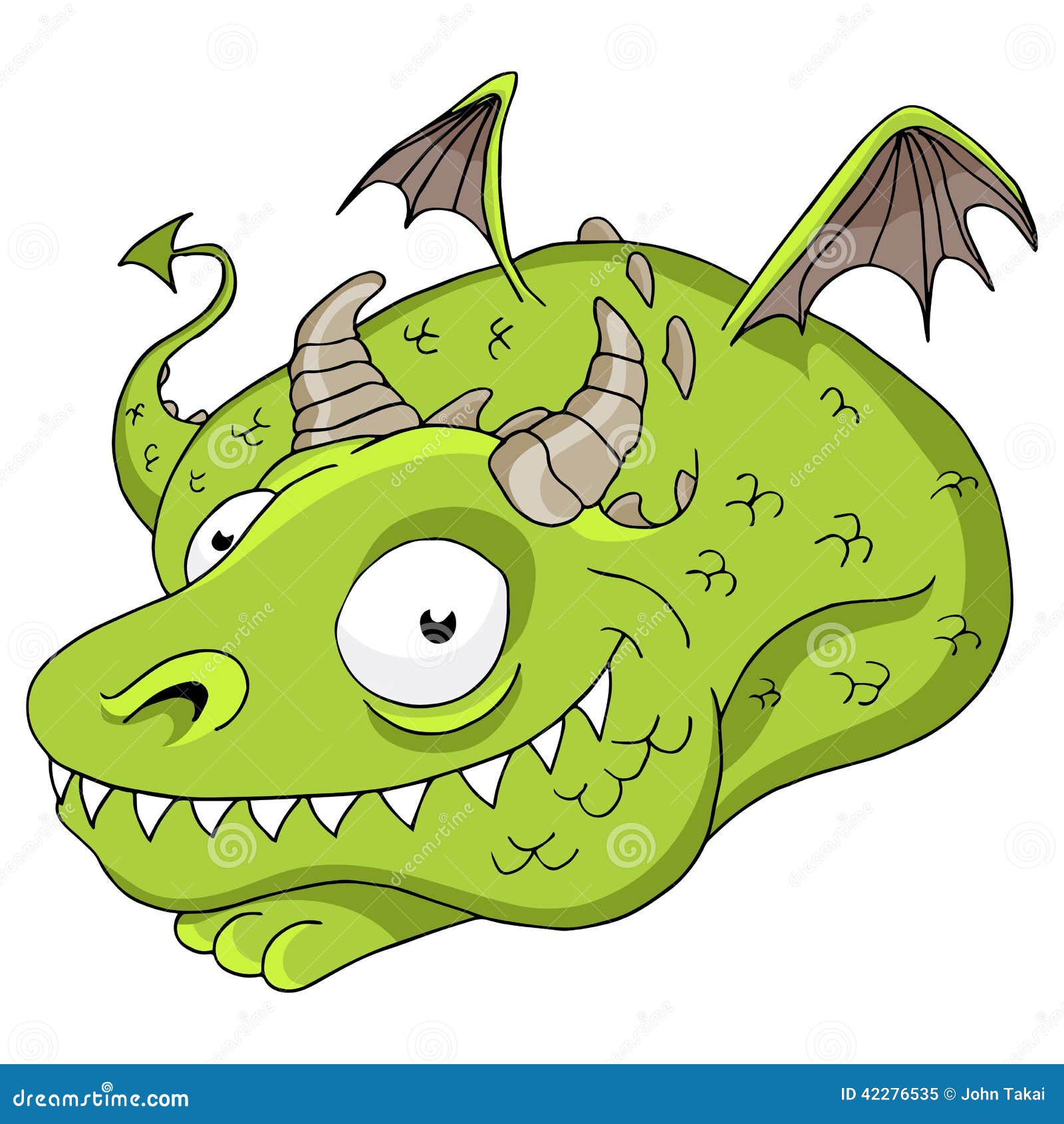 Friendly Dragon stock vector. Illustration of fantasy - 42276535