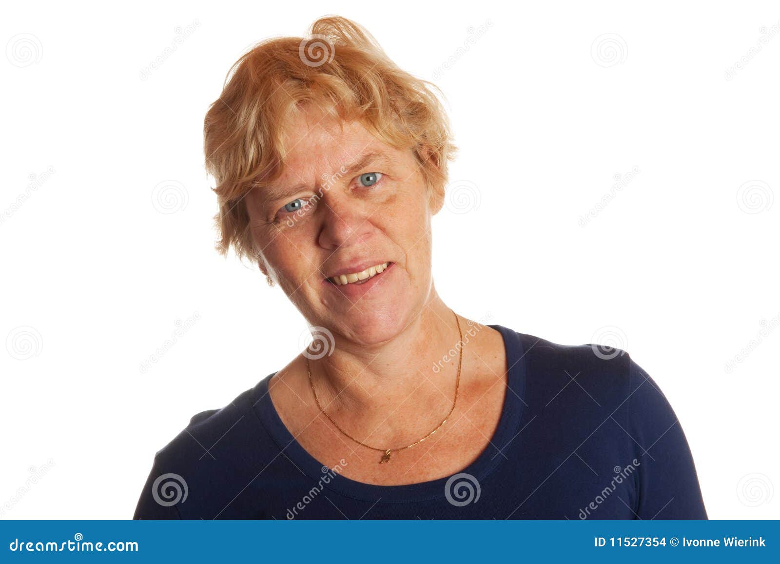 Friendly elderly woman stock photo. Image of portrait - 11527354