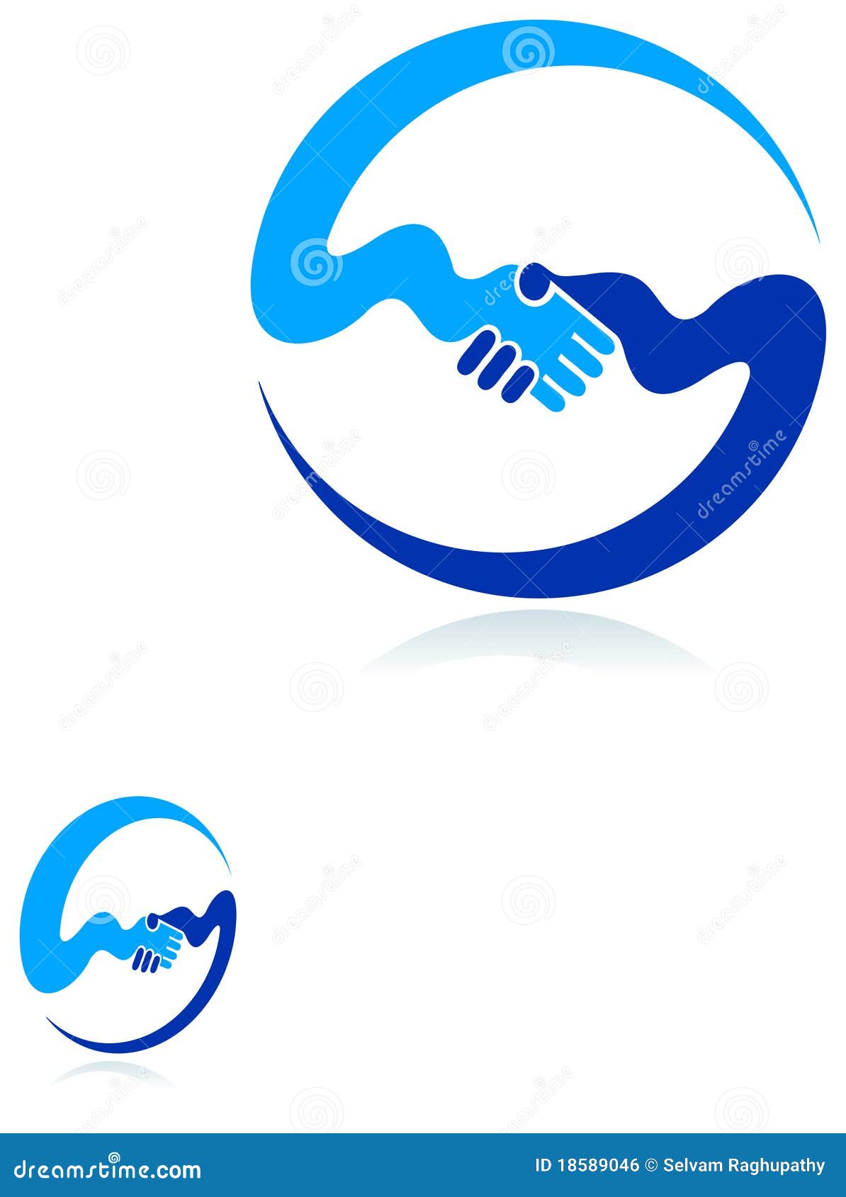 Friendly emblem stock vector. Illustration of artwork - 18589046