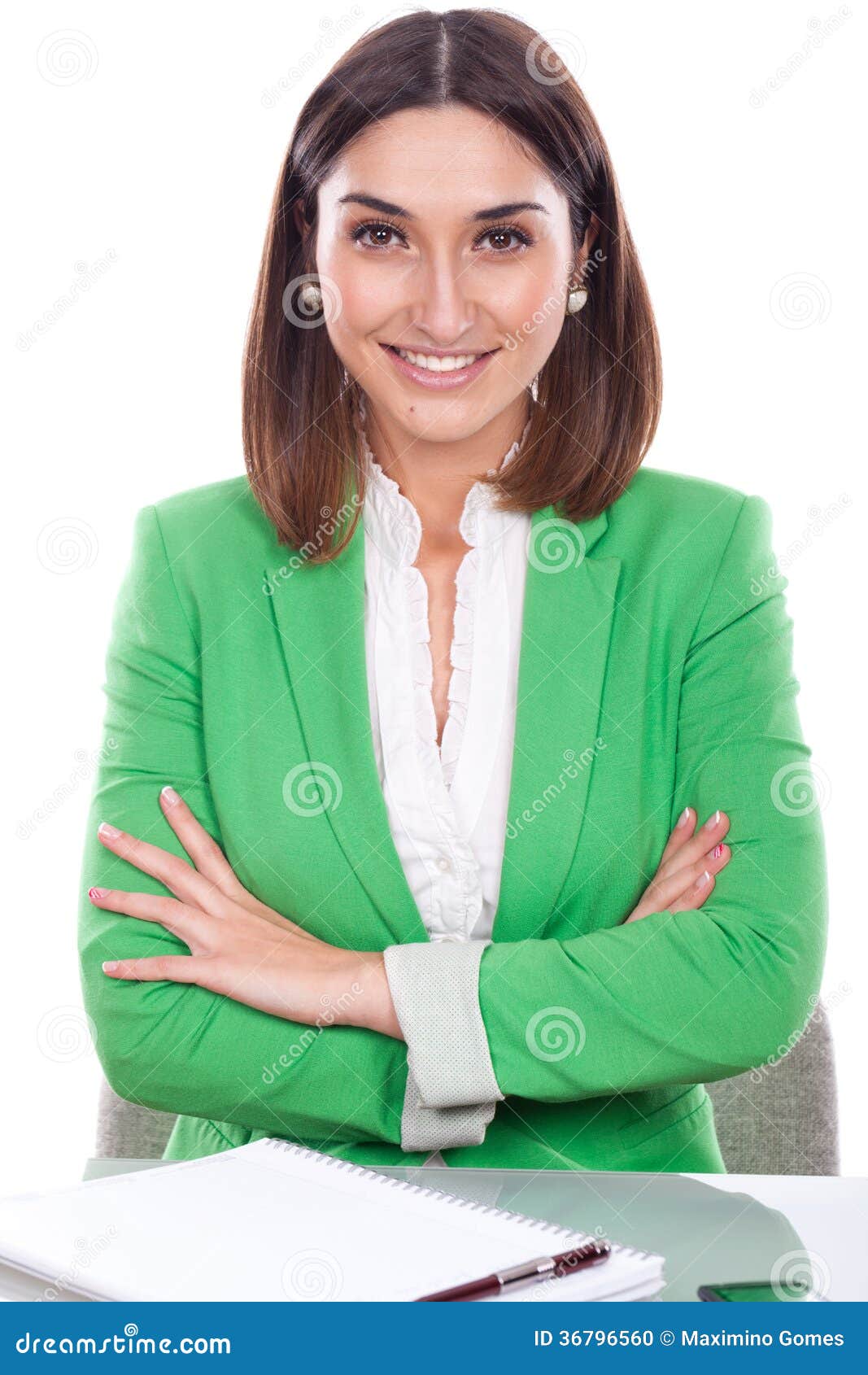 Friendly Executive Secretary Stock Photo - Image of happy, face: 36796560