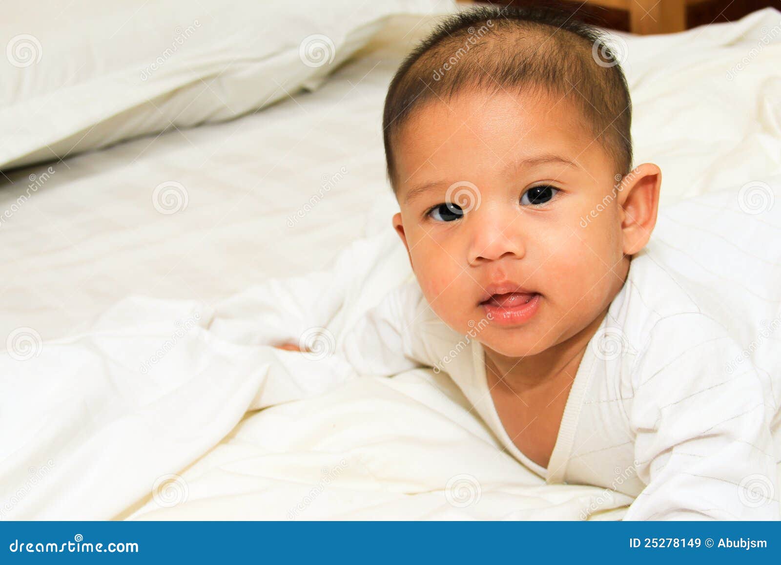Friendly faced baby stock image. Image of love, cute - 25278149
