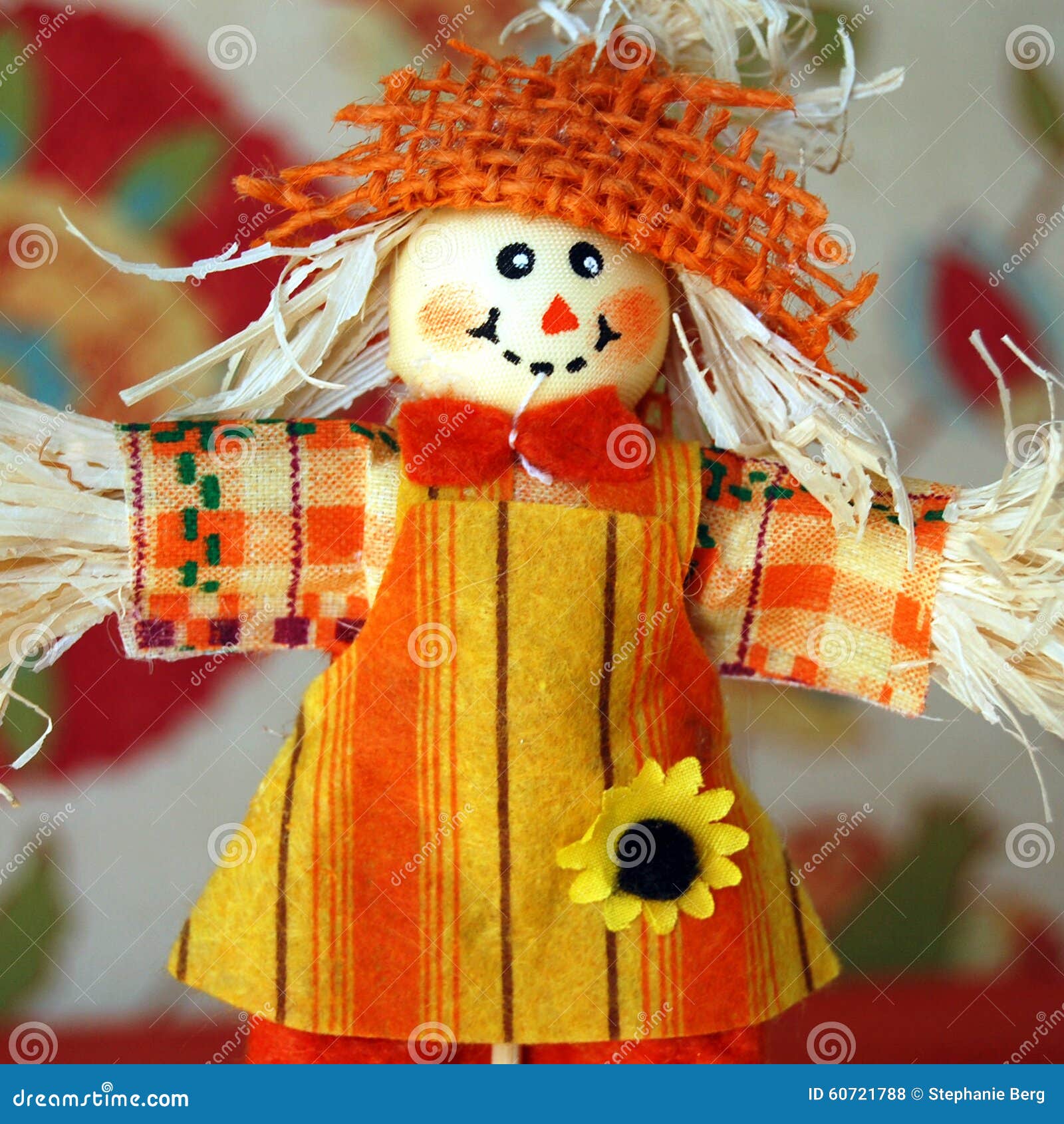 Friendly Fall Scarecrow stock photo. Image of festival - 60721788
