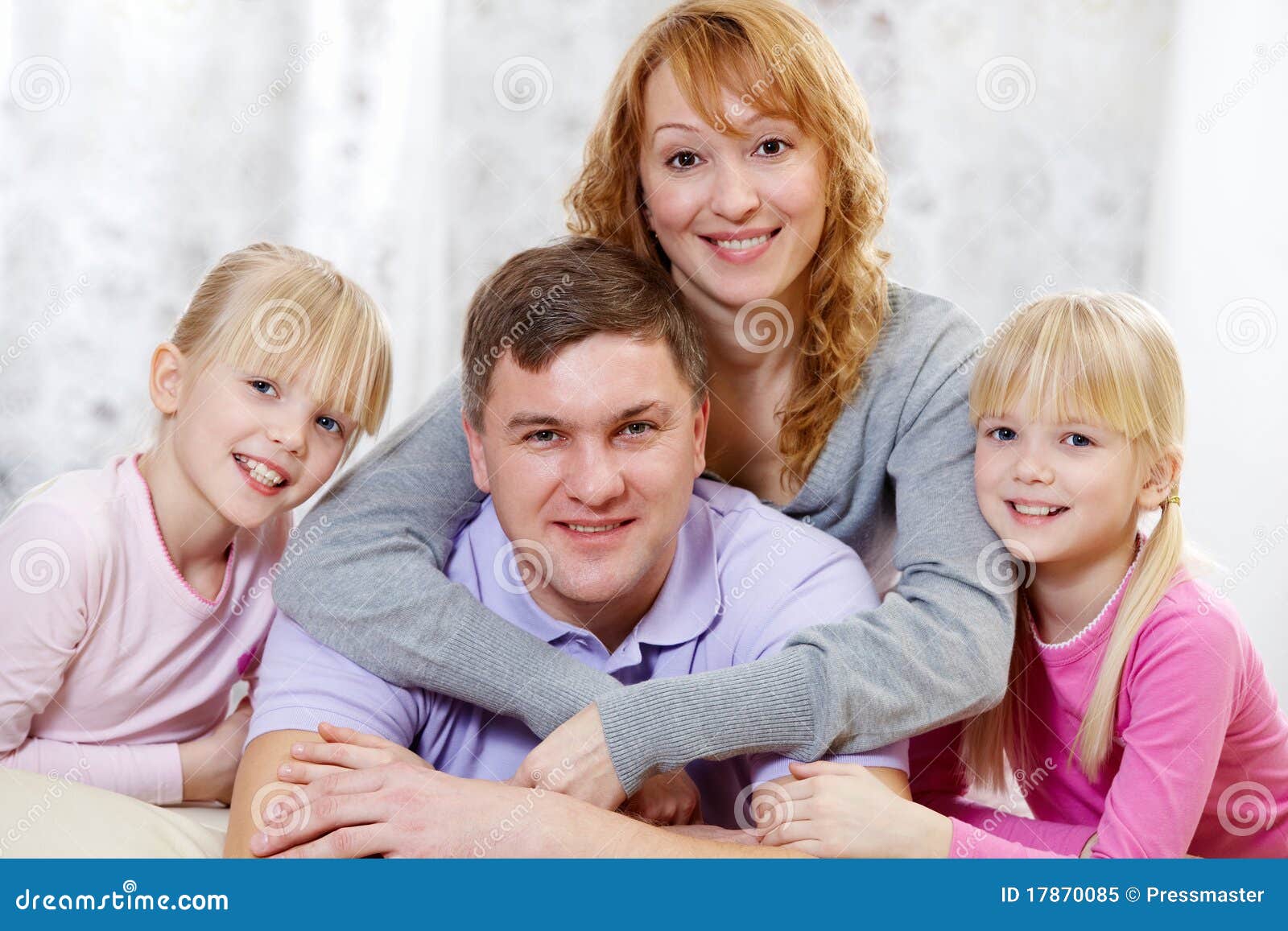 Friendly family stock image. Image of relaxation, child - 17870085