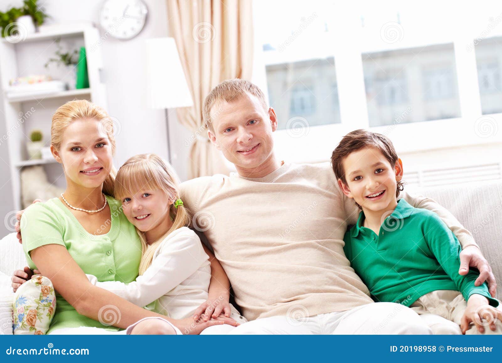 Friendly family stock photo. Image of father, portrait - 20198958