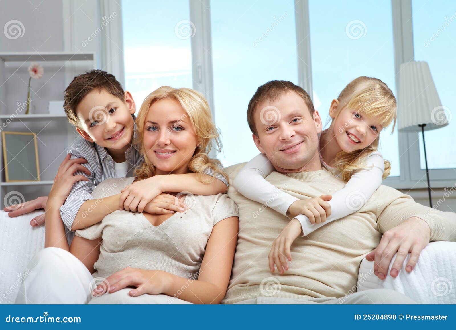 Friendly family stock photo. Image of father, person - 25284898