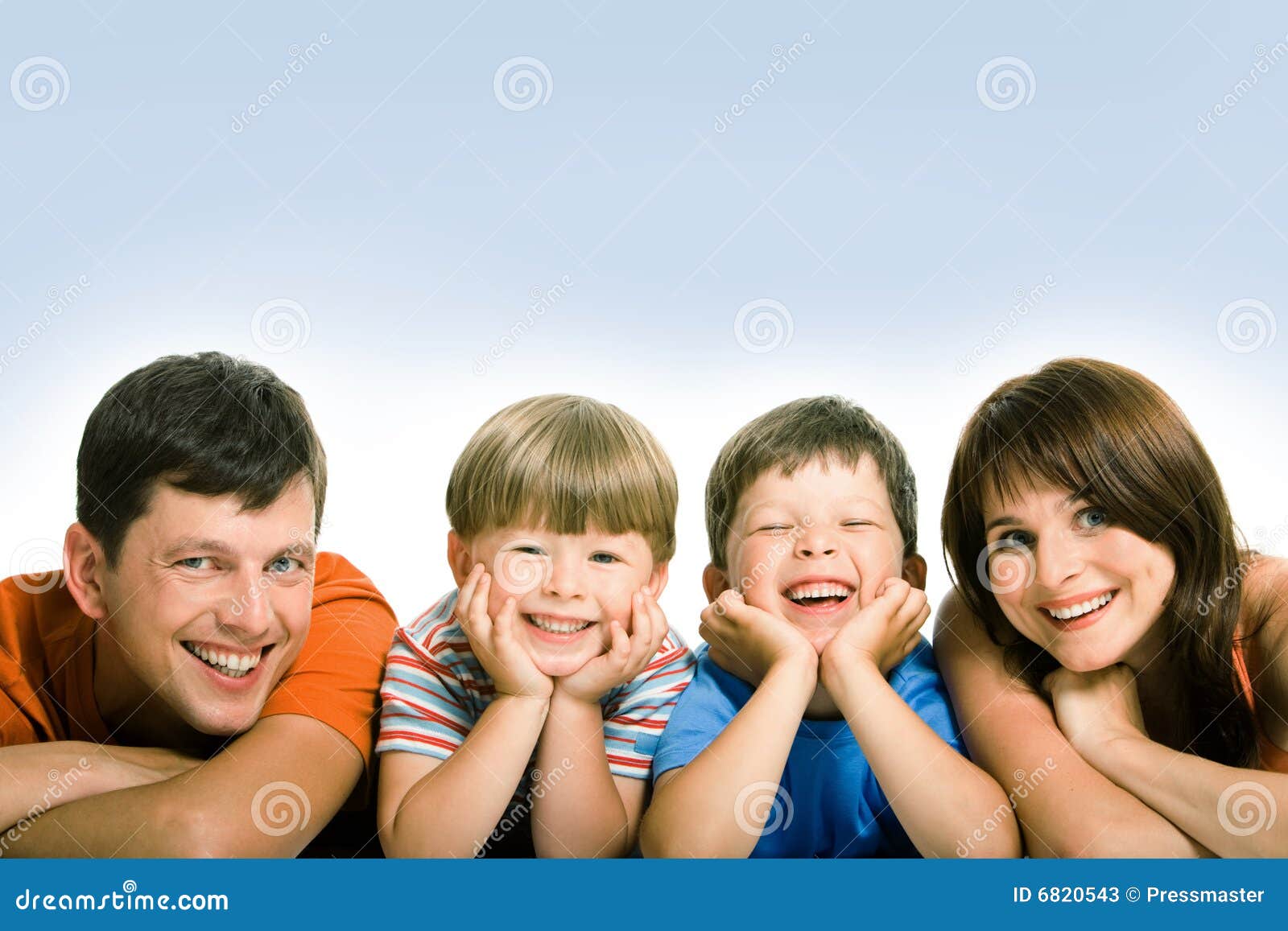 Friendly family stock image. Image of funny, family, female - 6820543