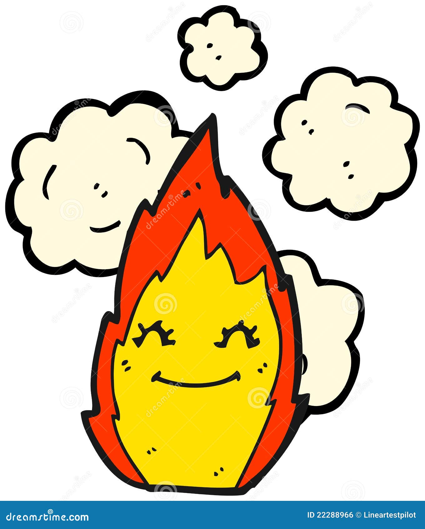 Friendly Fire Cartoon Character Stock Illustration - Illustration of ...