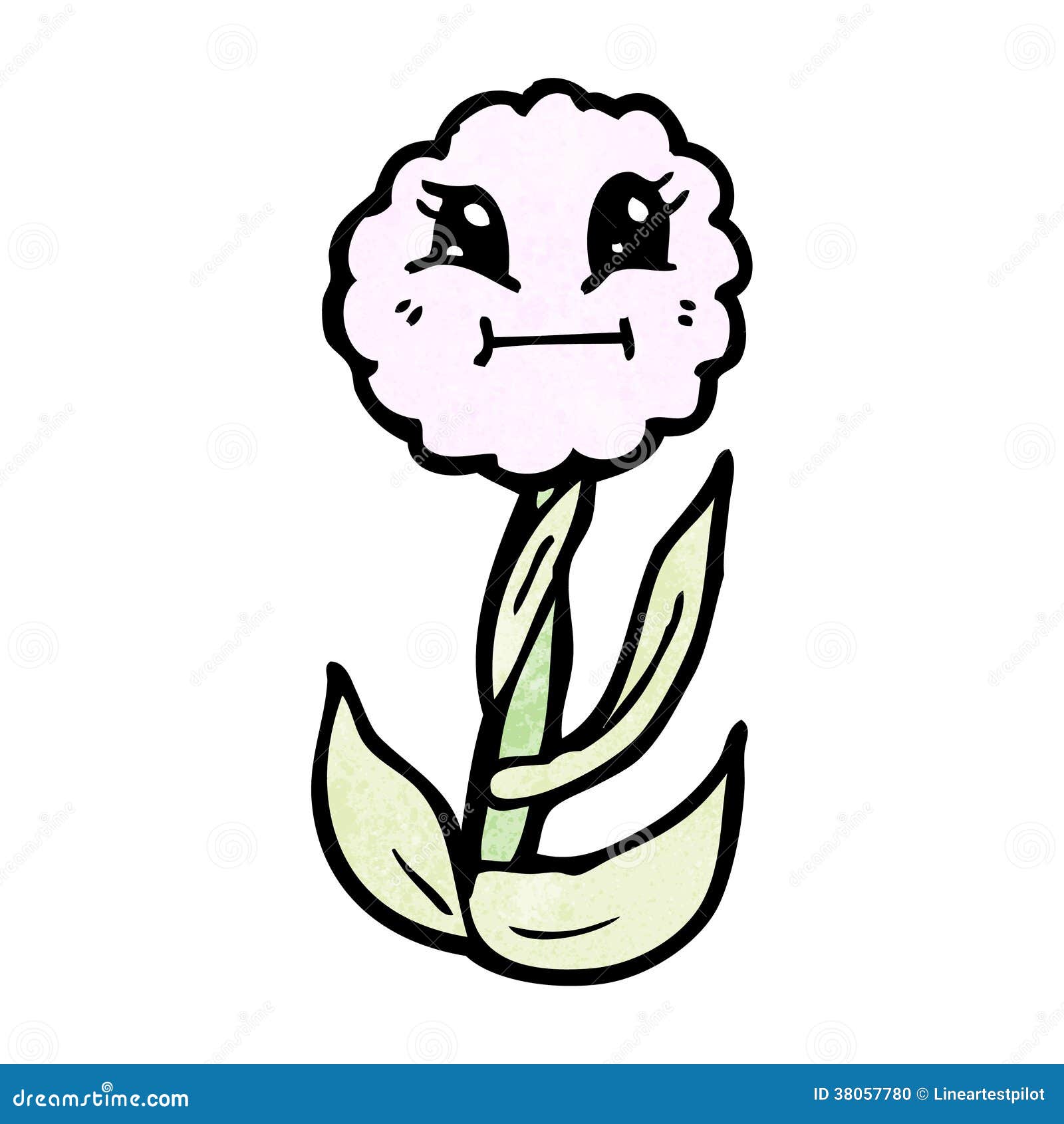 Friendly Flower Cartoon Character Stock Vector - Illustration of ...