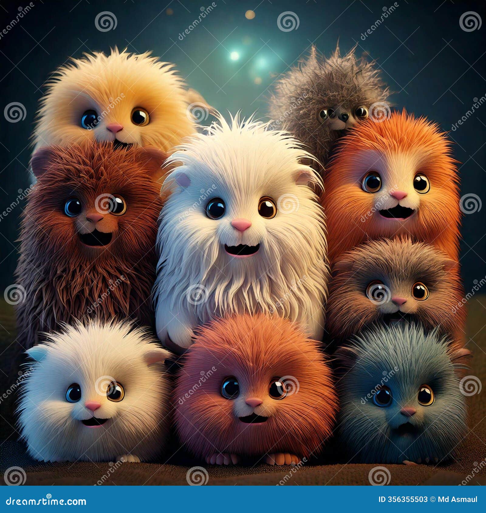 "Friendly Fluffy Creatures: Meet the Mischievous Group with the Unique ...