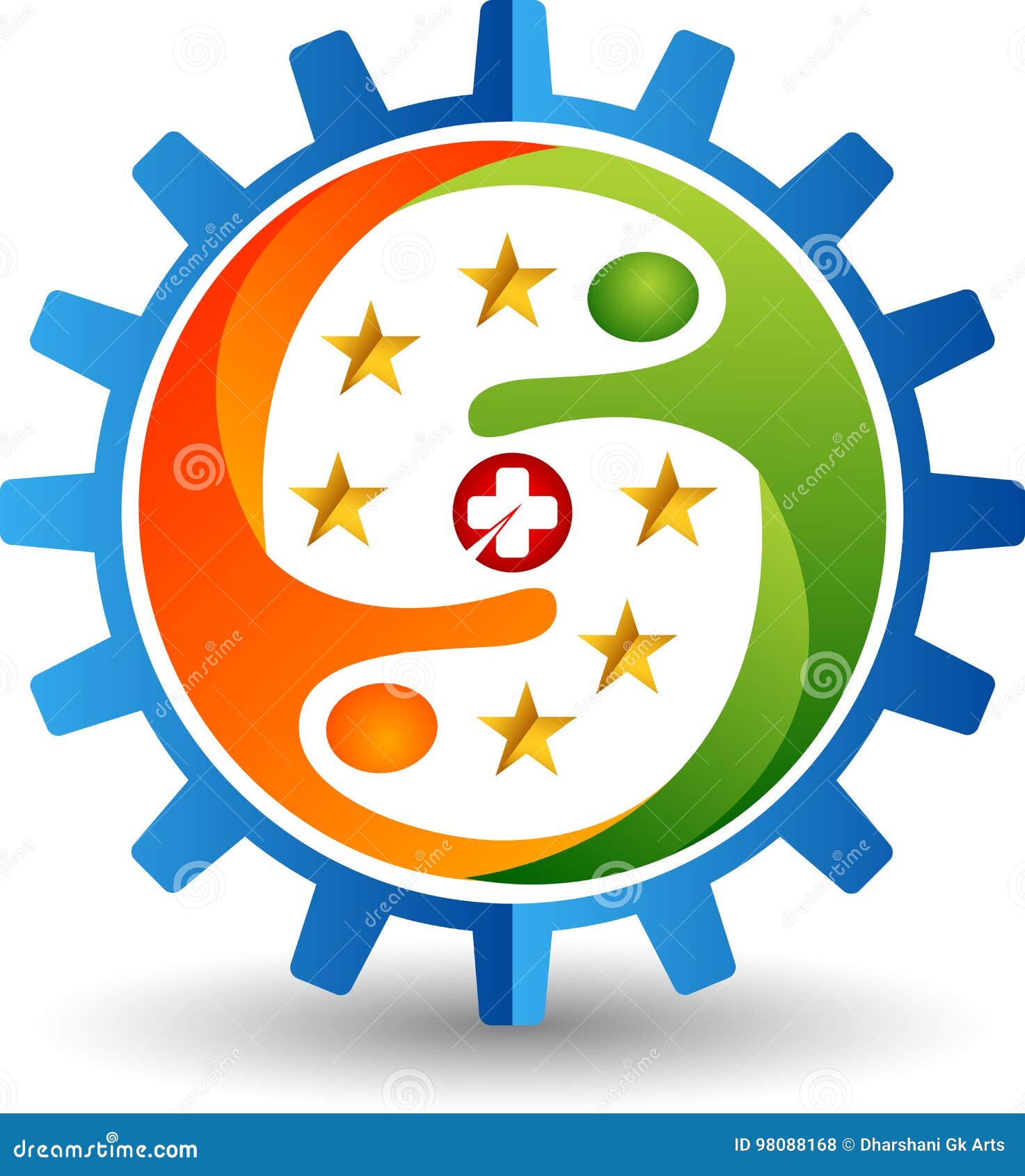 Gears Logo Vector | CartoonDealer.com #118859115