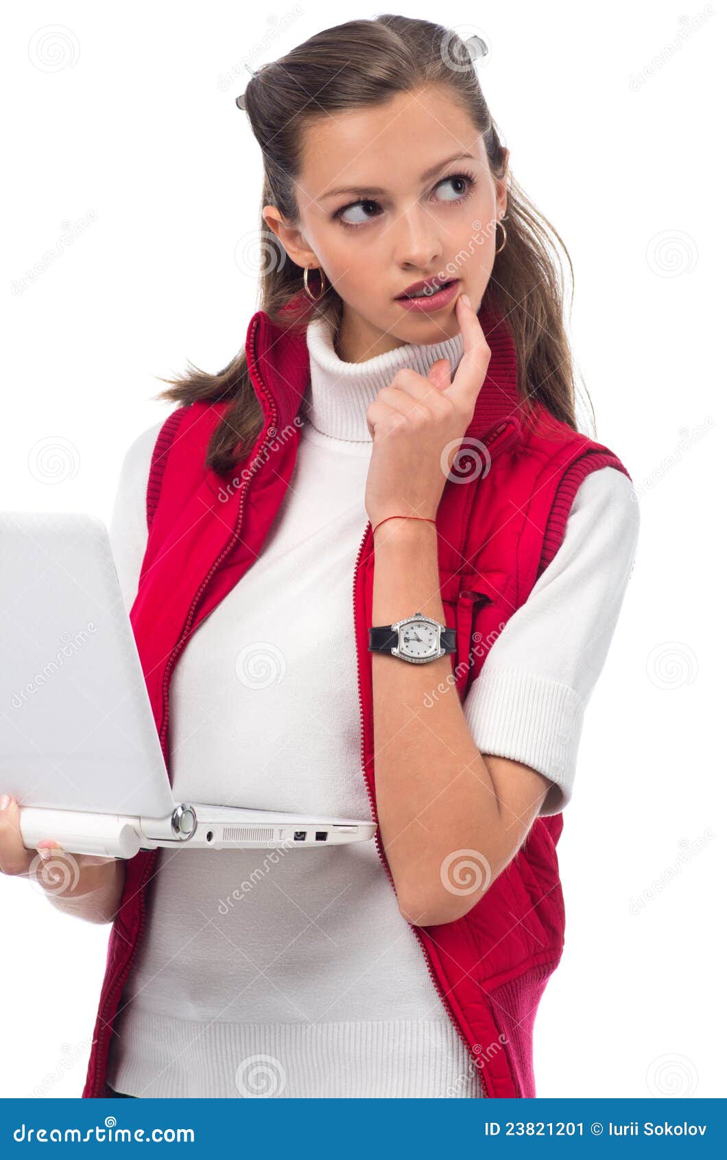 Friendly girl student stock image. Image of girl, college - 23821201