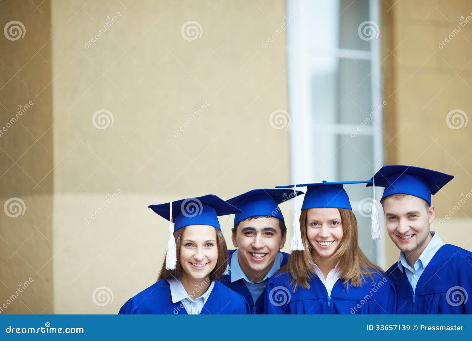 Friendly graduates stock image. Image of degree, cheerful - 33657139