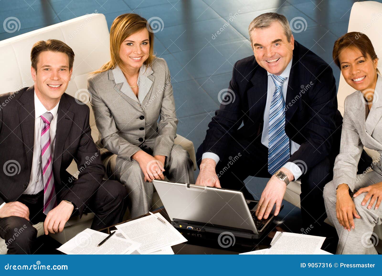 Friendly group stock photo. Image of adult, partner, businessman - 9057316