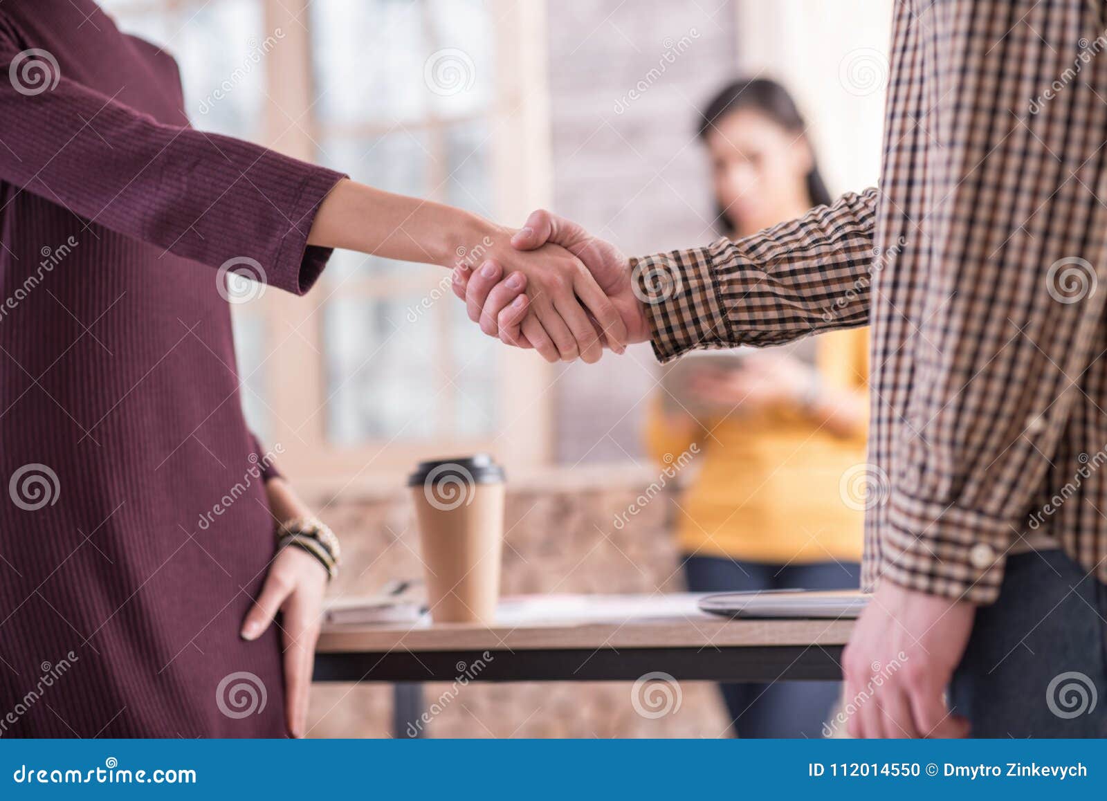 Friendly Handshake between Friends Stock Photo - Image of development ...