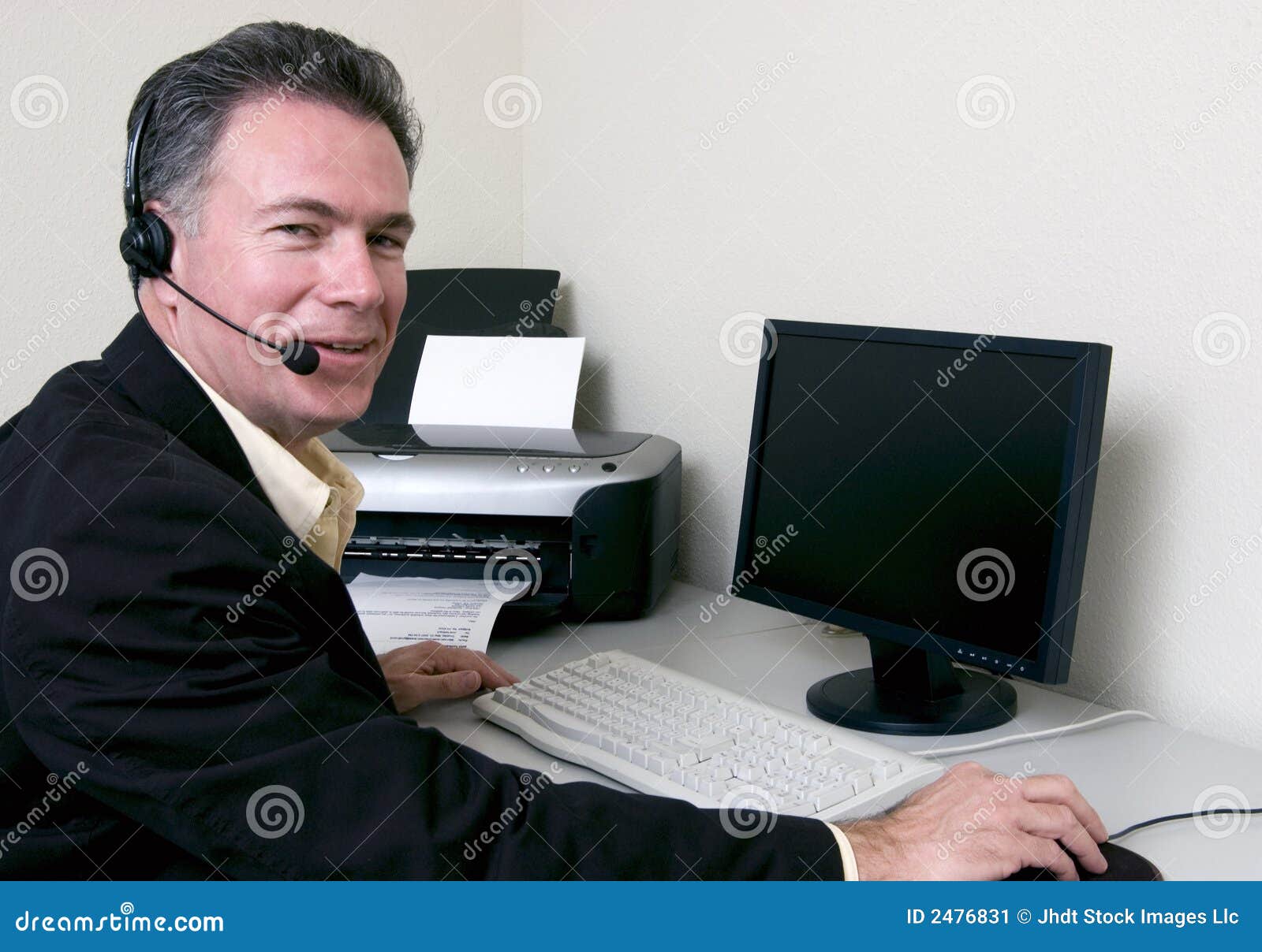 Friendly Helpdesk stock image. Image of desk, helpdesk - 2476831