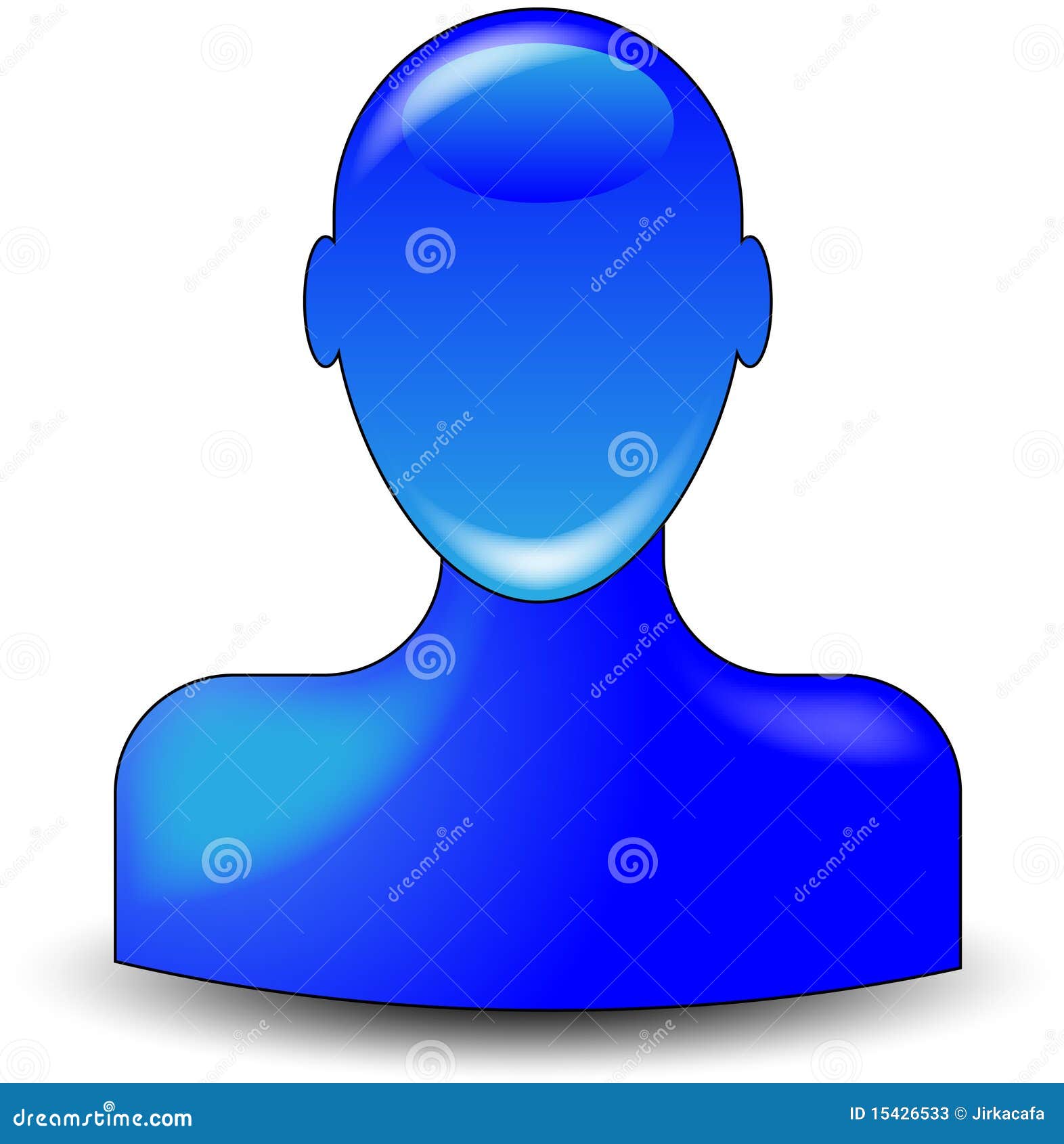Friendly icon stock vector. Illustration of color, person - 15426533