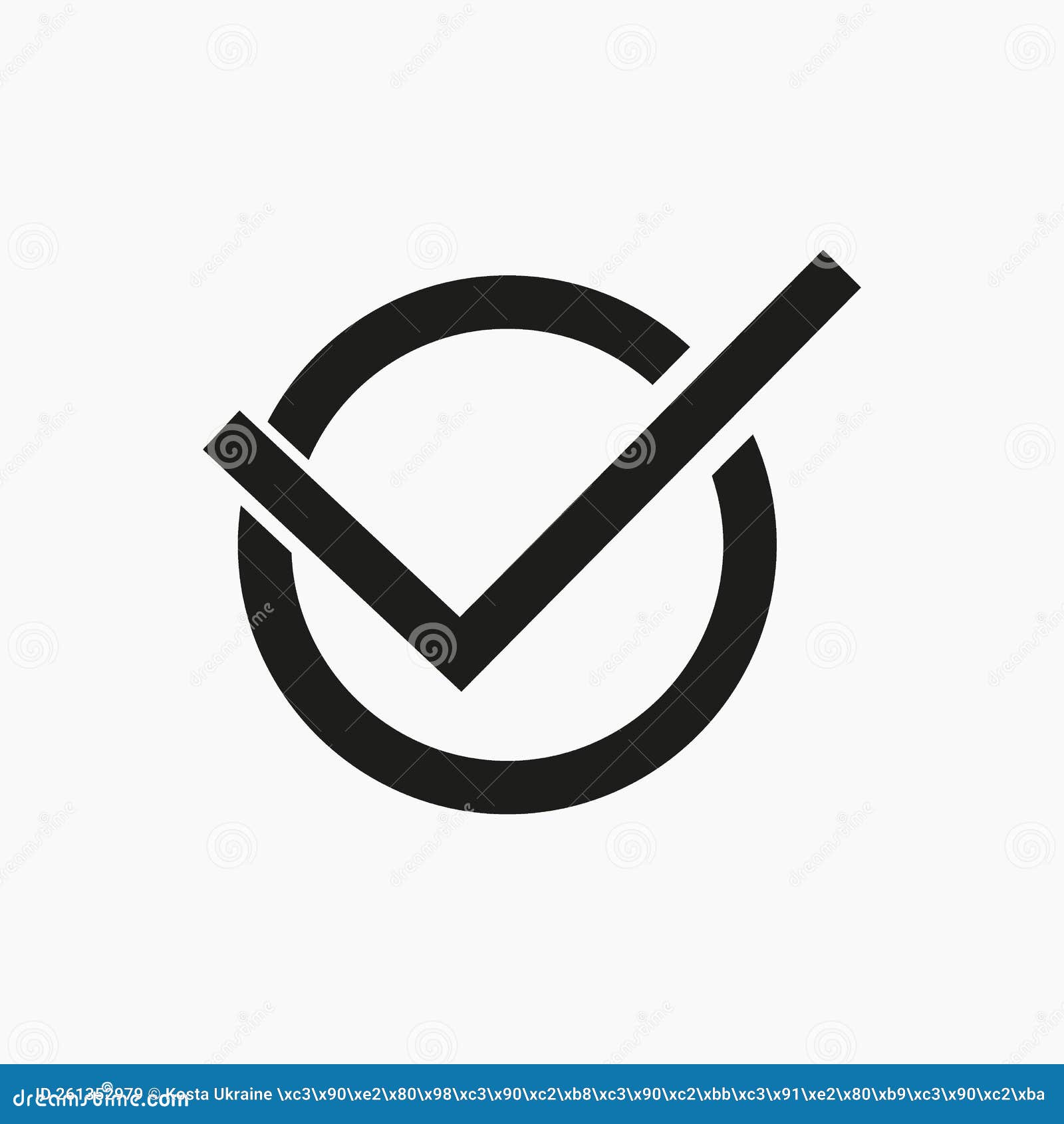 Friendly icon ok stock vector. Illustration of right - 261352979