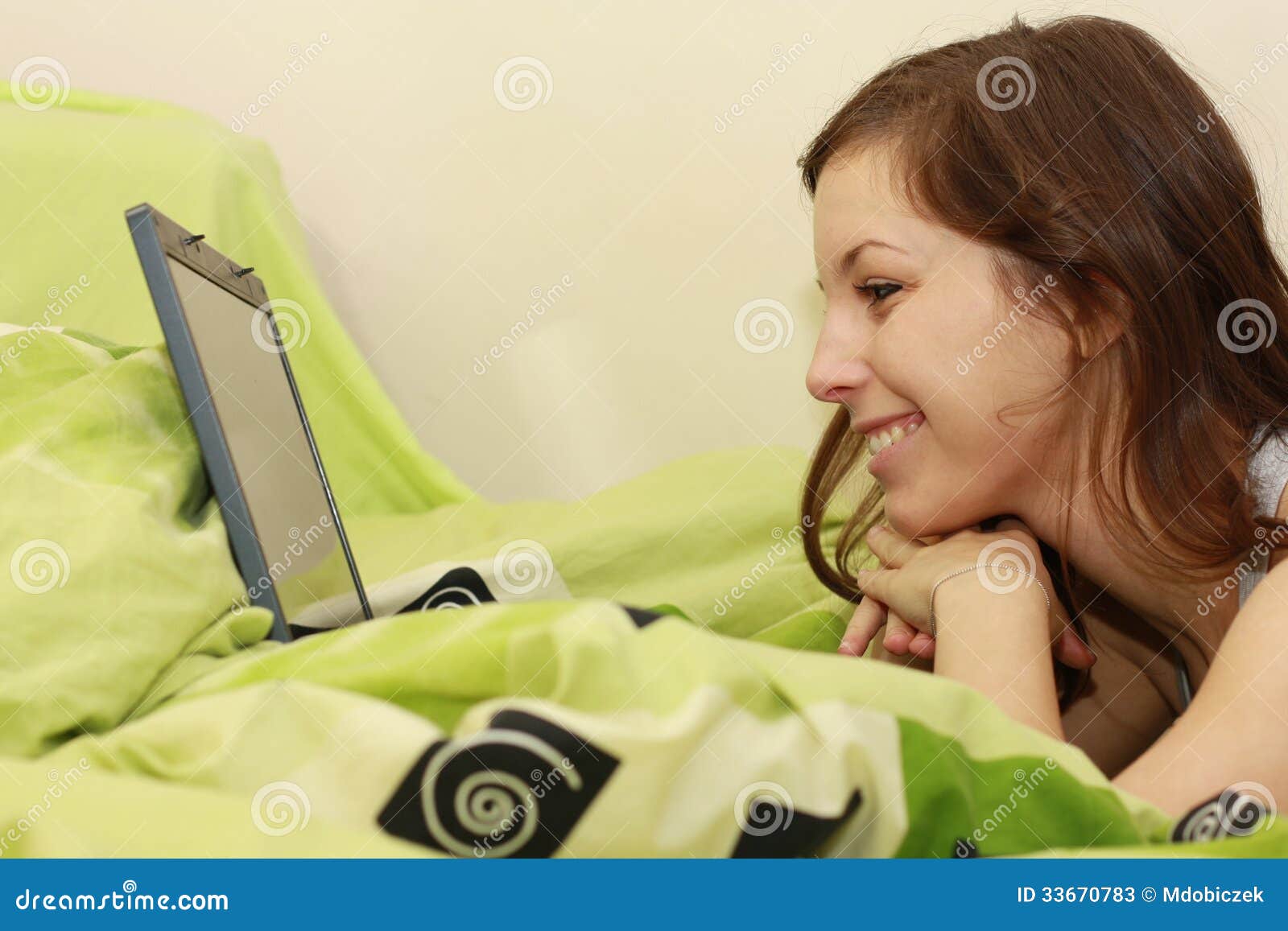 Friendly internet. stock image. Image of woman, teen - 33670783