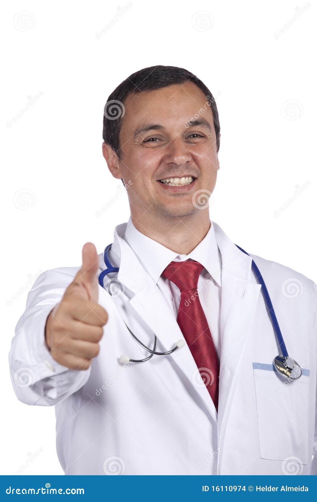 Friendly male doctor stock photo. Image of attractive - 16110974