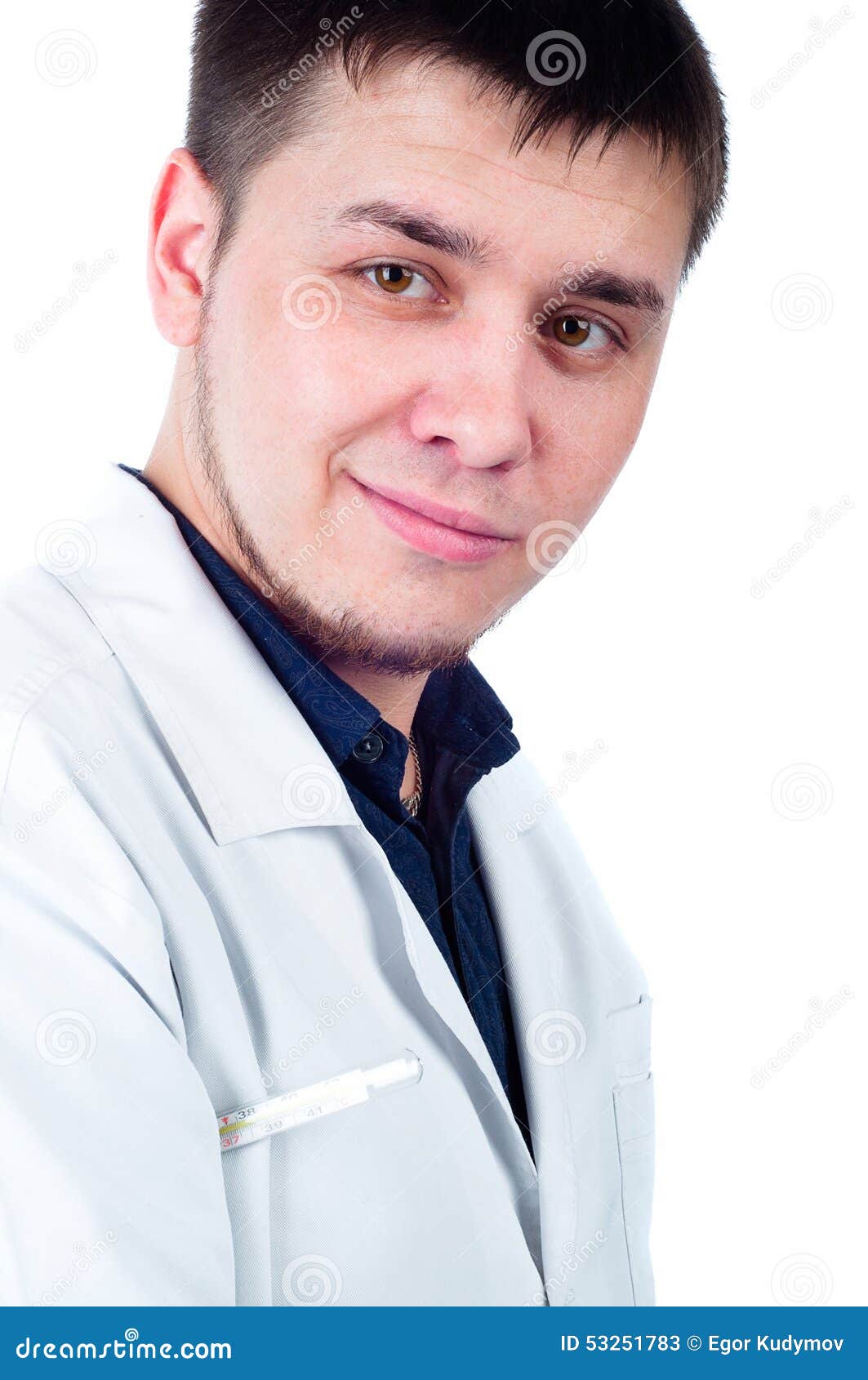 Friendly male doctor stock image. Image of smile, people - 53251783