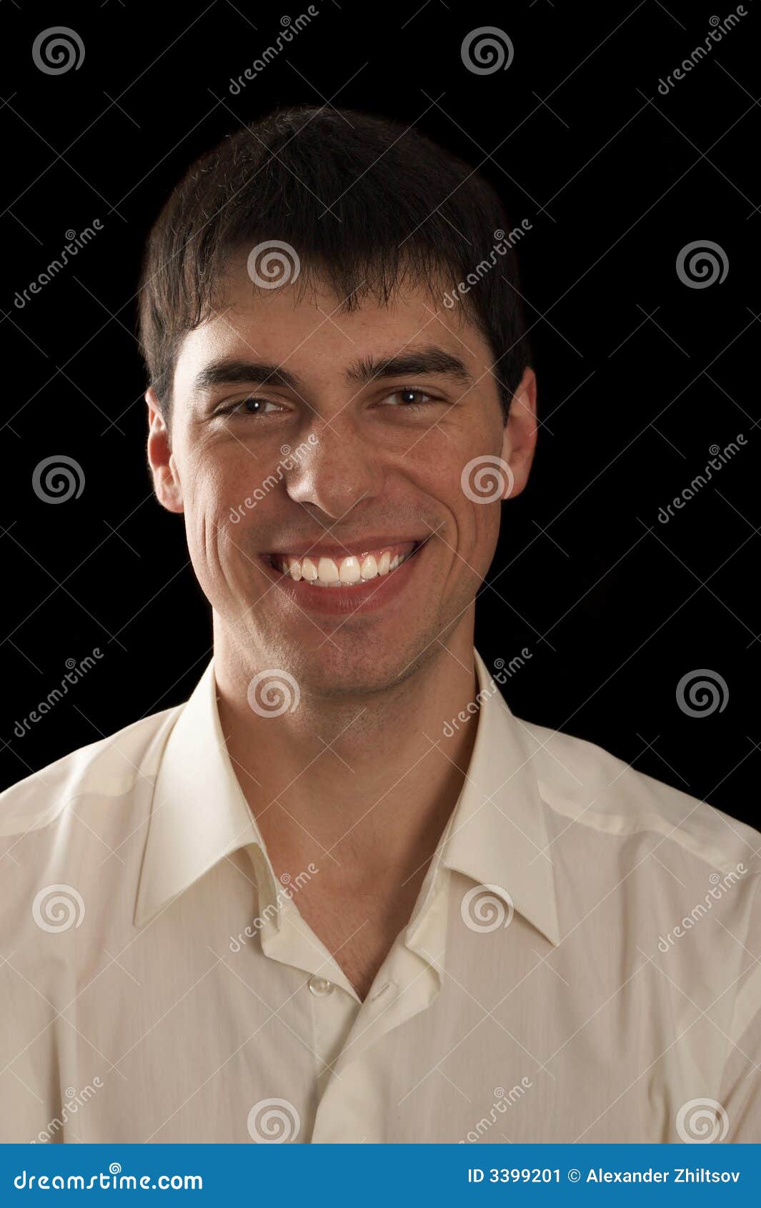 Friendly man stock image. Image of happiness, beautiful - 3399201