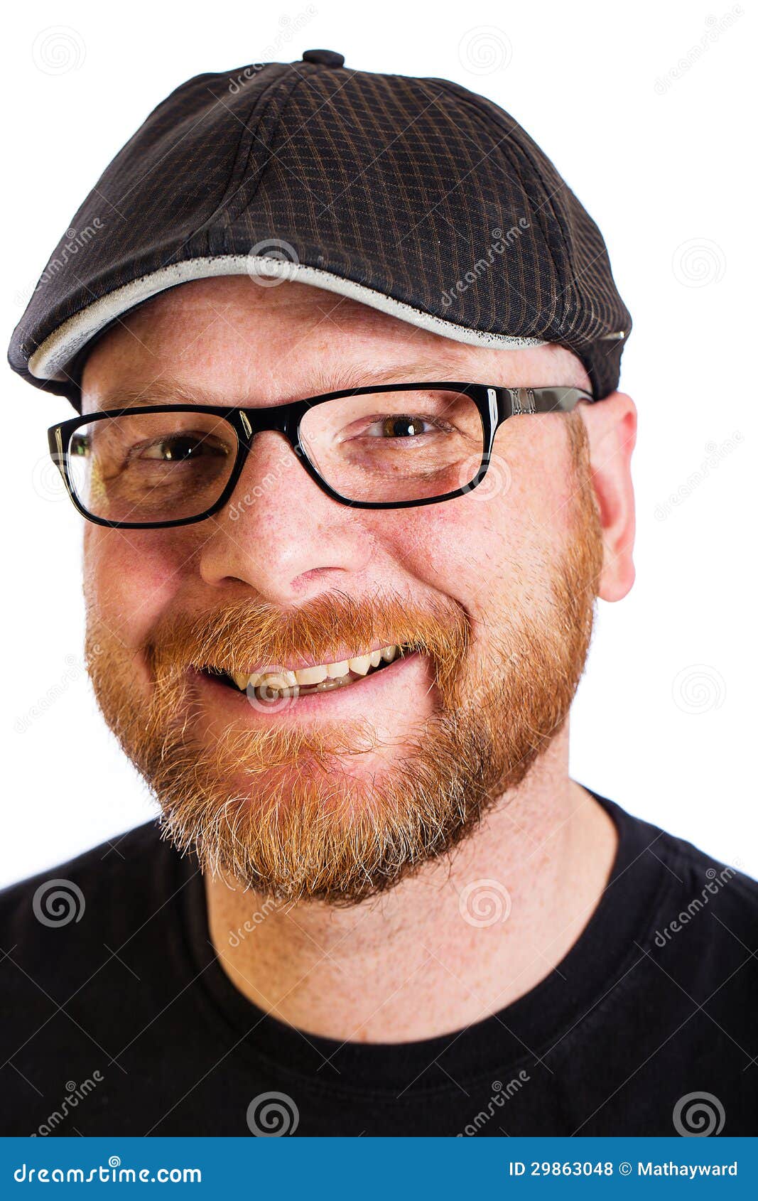 Friendly Man with a Red Beard Stock Photo - Image of happy, smile: 29863048