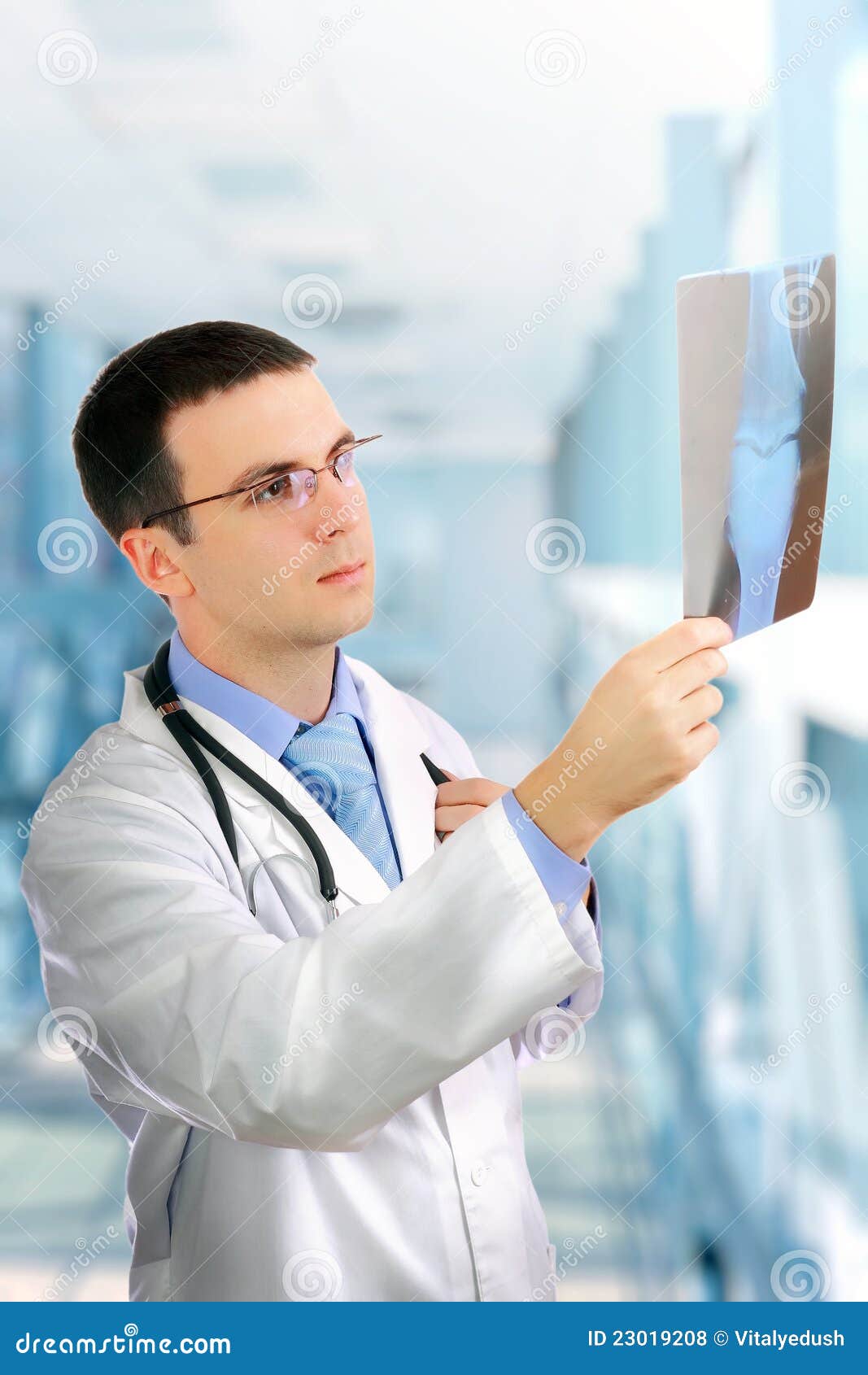 Friendly medical doctor. stock photo. Image of european - 23019208