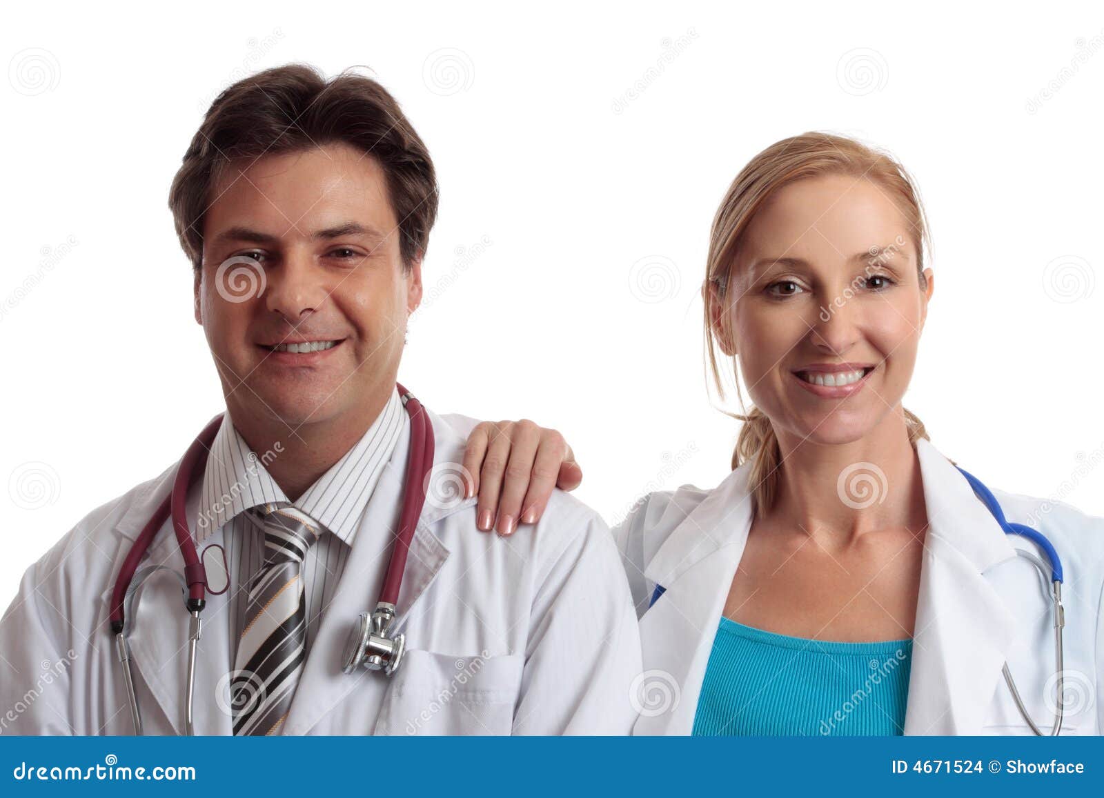 Friendly medical doctors stock photo. Image of health - 4671524