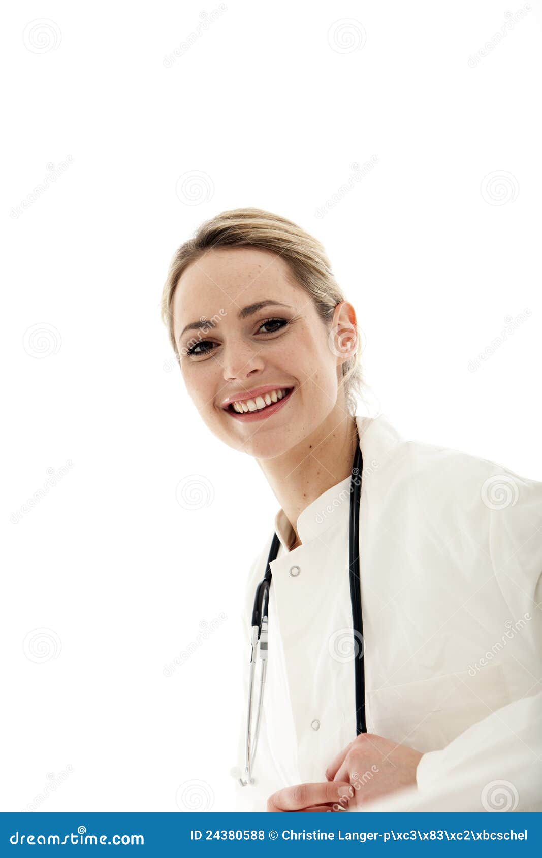 Friendly Medical Practitioner or Nurse Stock Photo - Image of injury ...