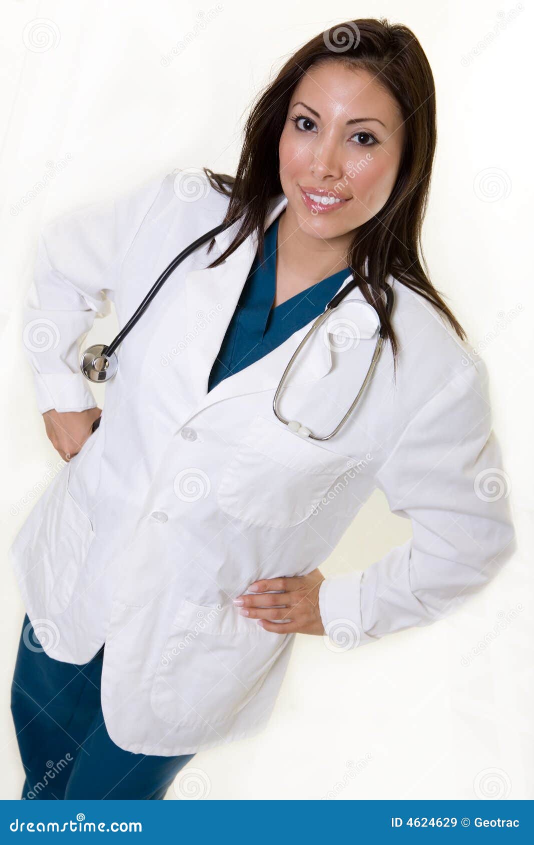 Friendly medical student stock image. Image of pretty - 4624629